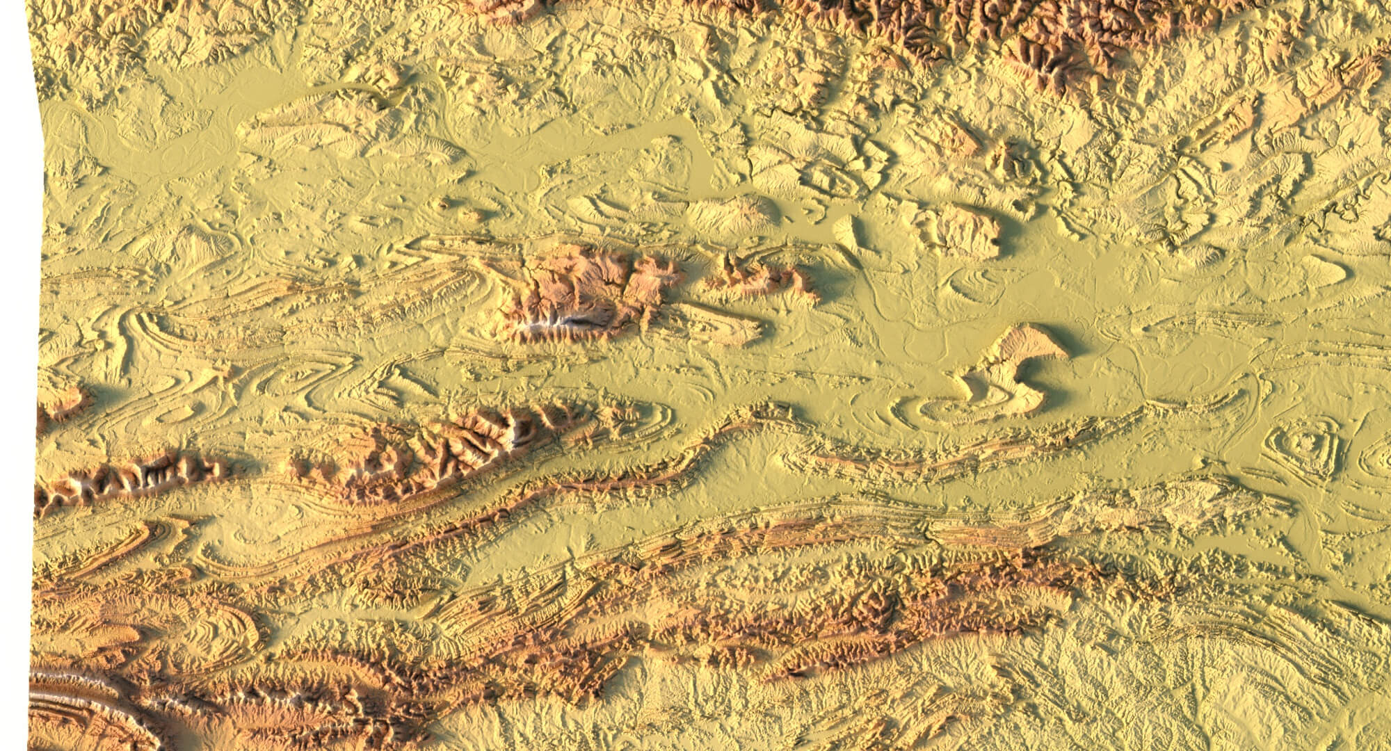 Arkansas Topographic Map Stl Models - 3D Model by Shustrik