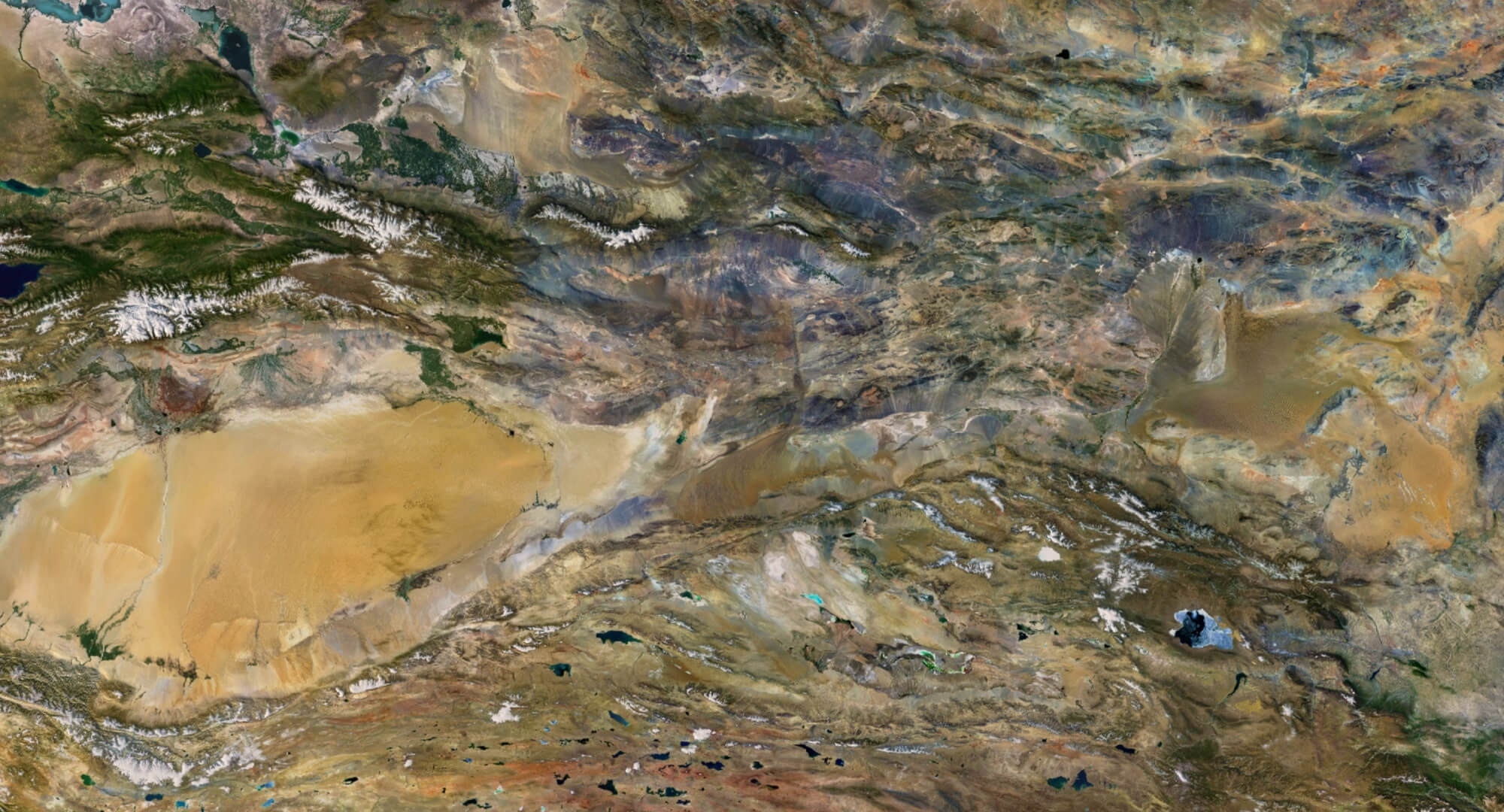 Asia Terrain 3D Map by Shustrik