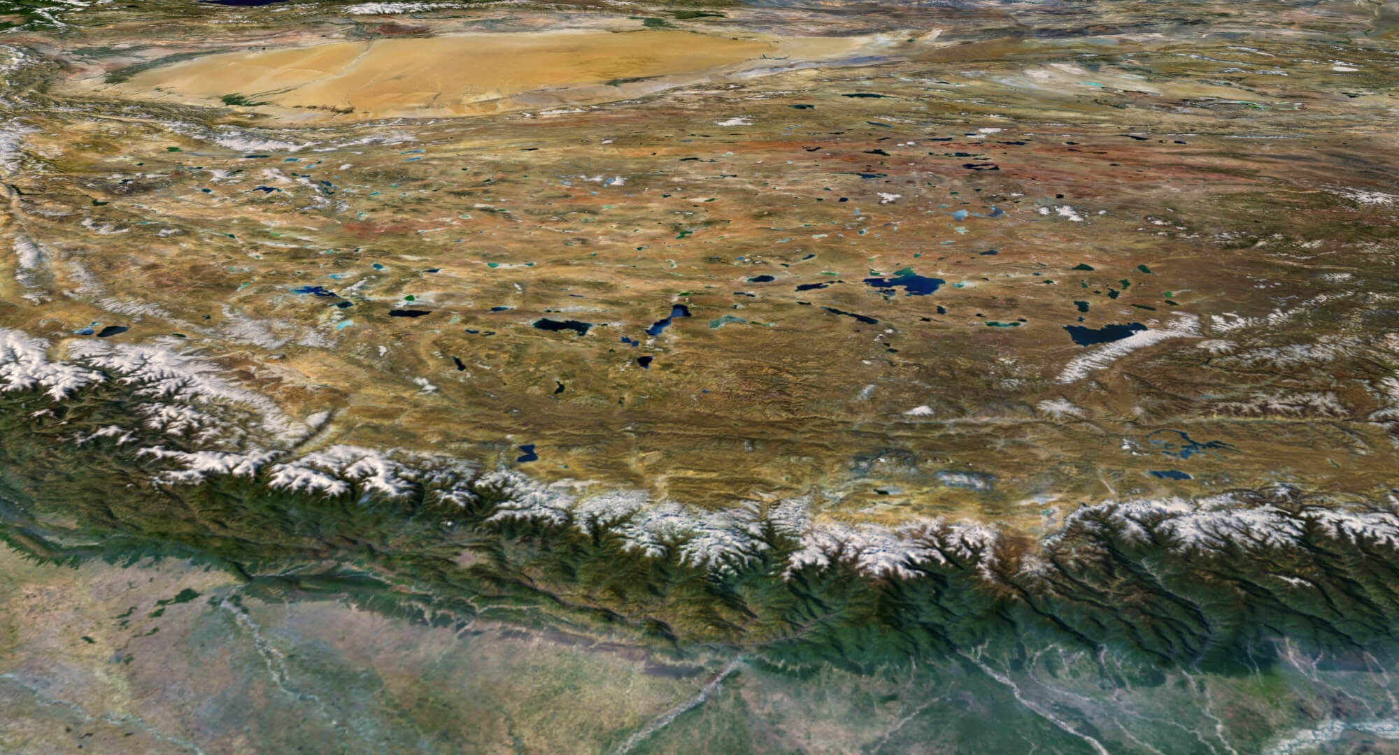 Asia Terrain 3D Map by Shustrik