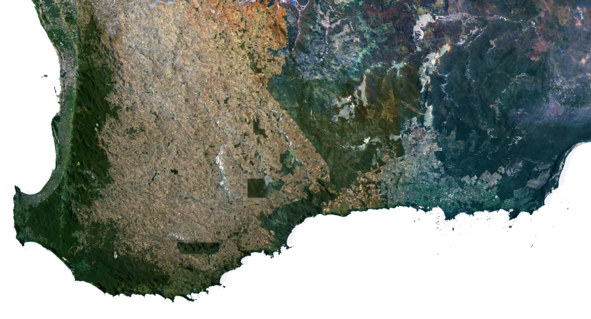 Australia Terrain 3D Map by Shustrik