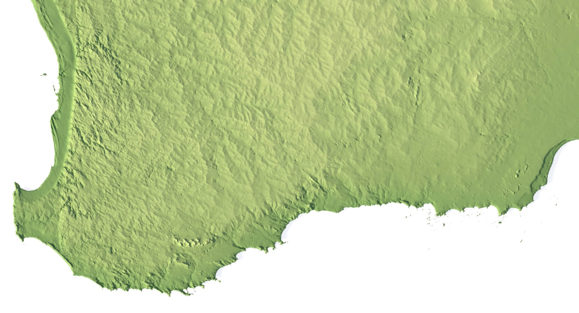 Australia Terrain 3D Map by Shustrik