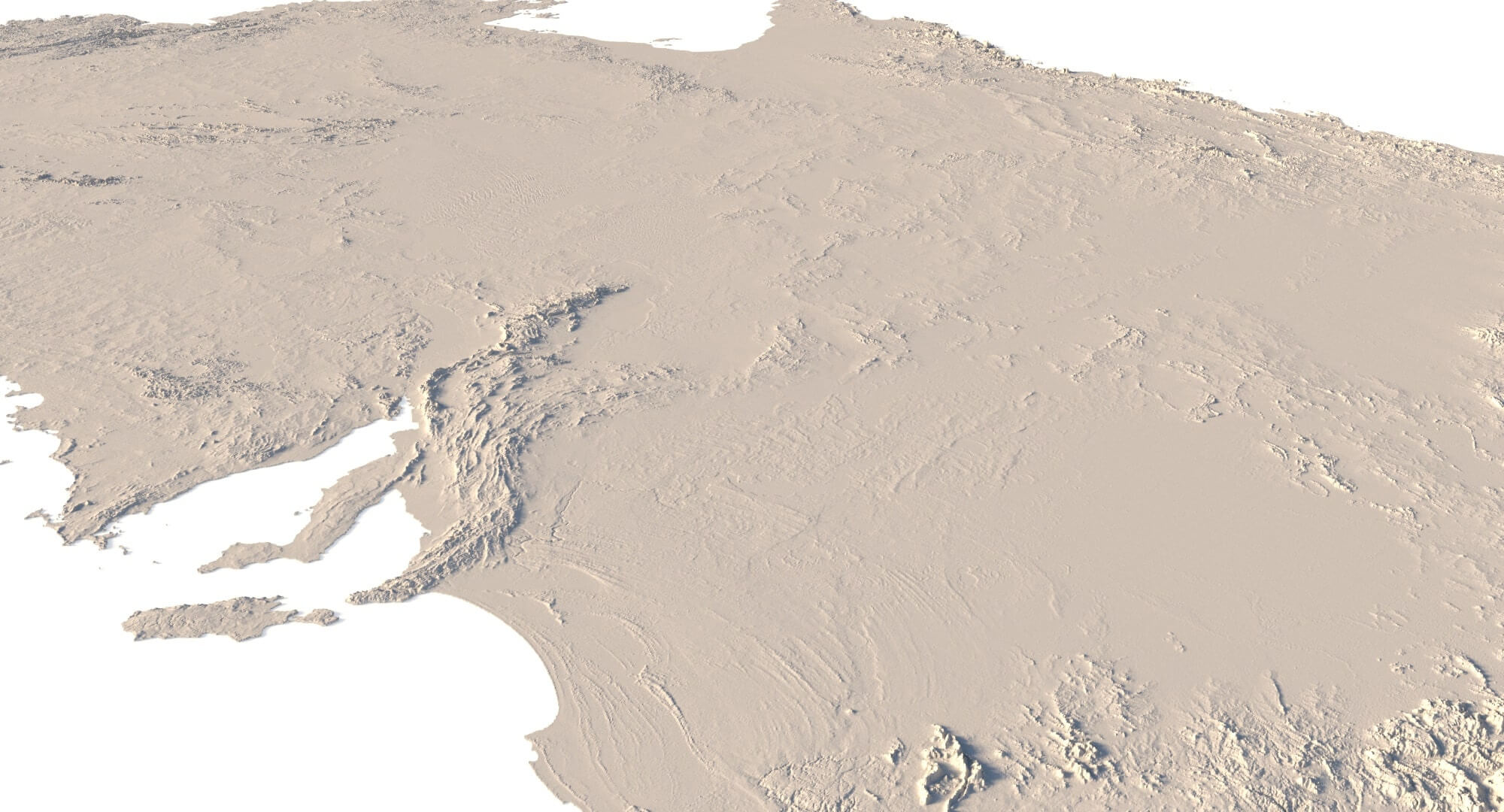 Australia Terrain for CNC, Printing and Design - 3D Model by Shustrik