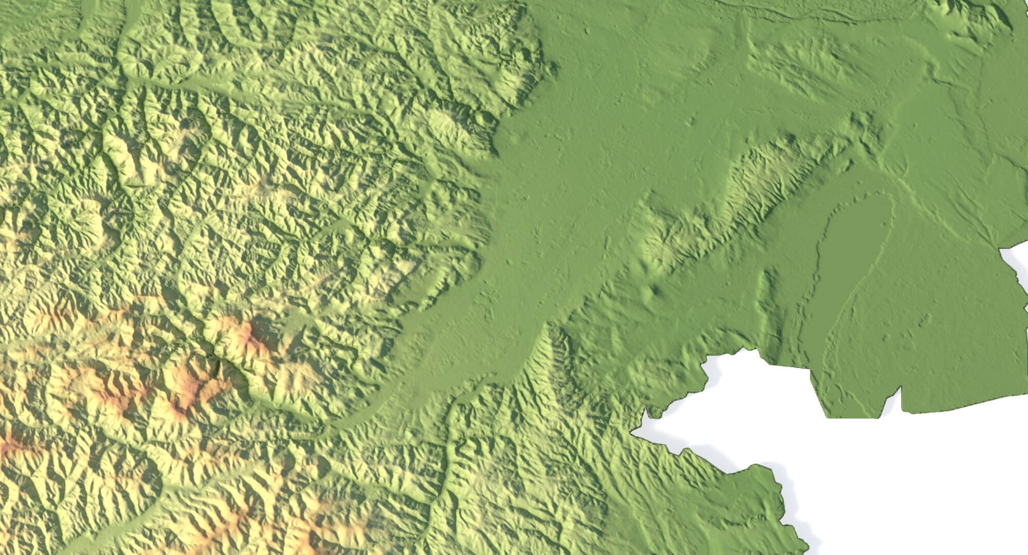 Austria Terrain 3D Map by Shustrik