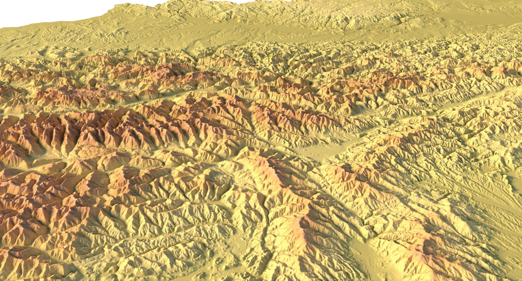 Austria Terrain - 3D Model by Shustrik