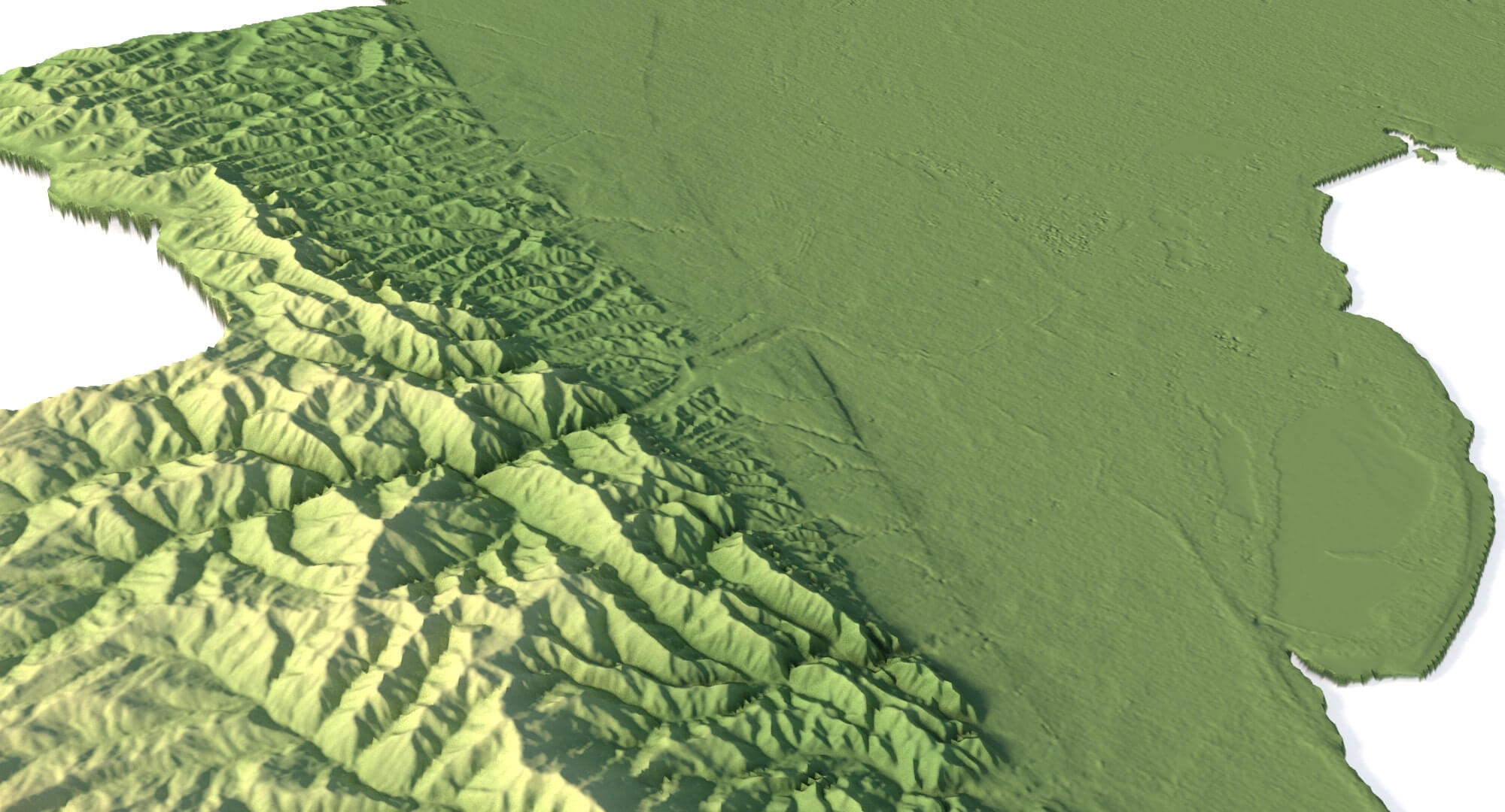 Azerbaijan Terrain 3D Map by Shustrik