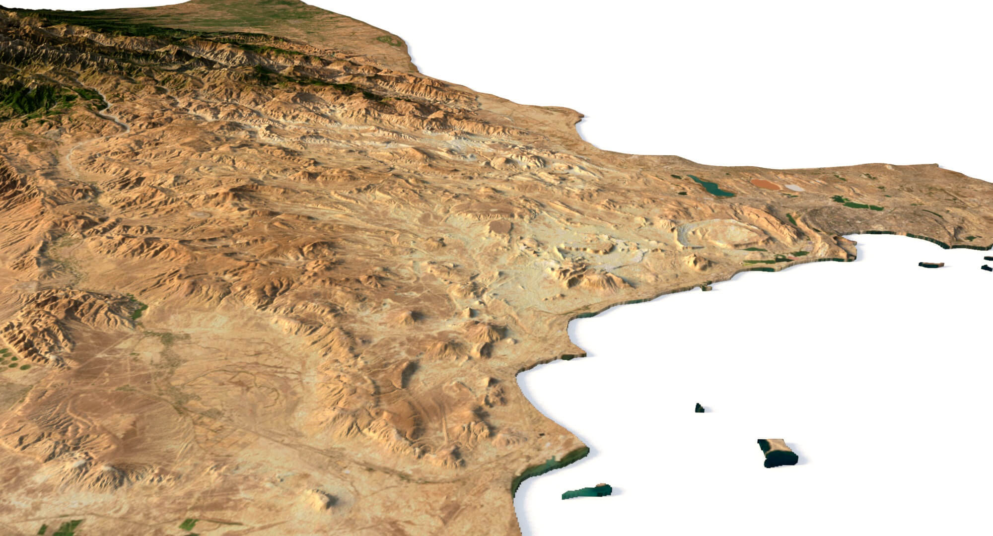 Azerbaijan Terrain - 3D Model by Shustrik