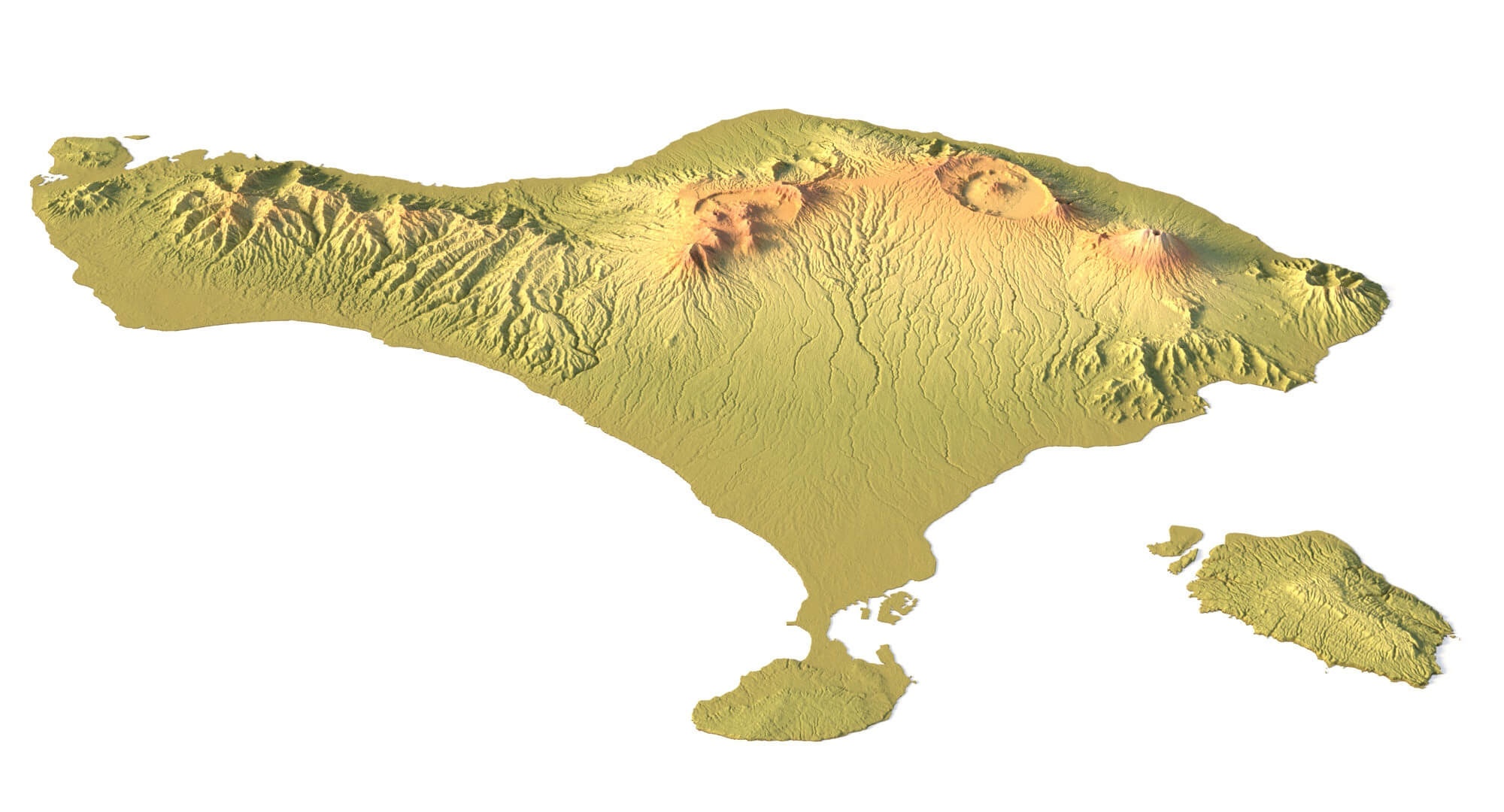 Bali Terrain - 3D Model by Shustrik