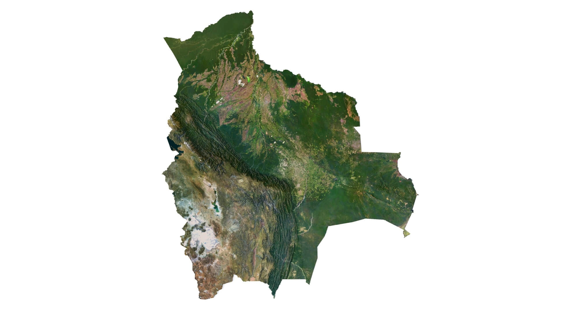 Bolivia Terrain 3D Map by Shustrik