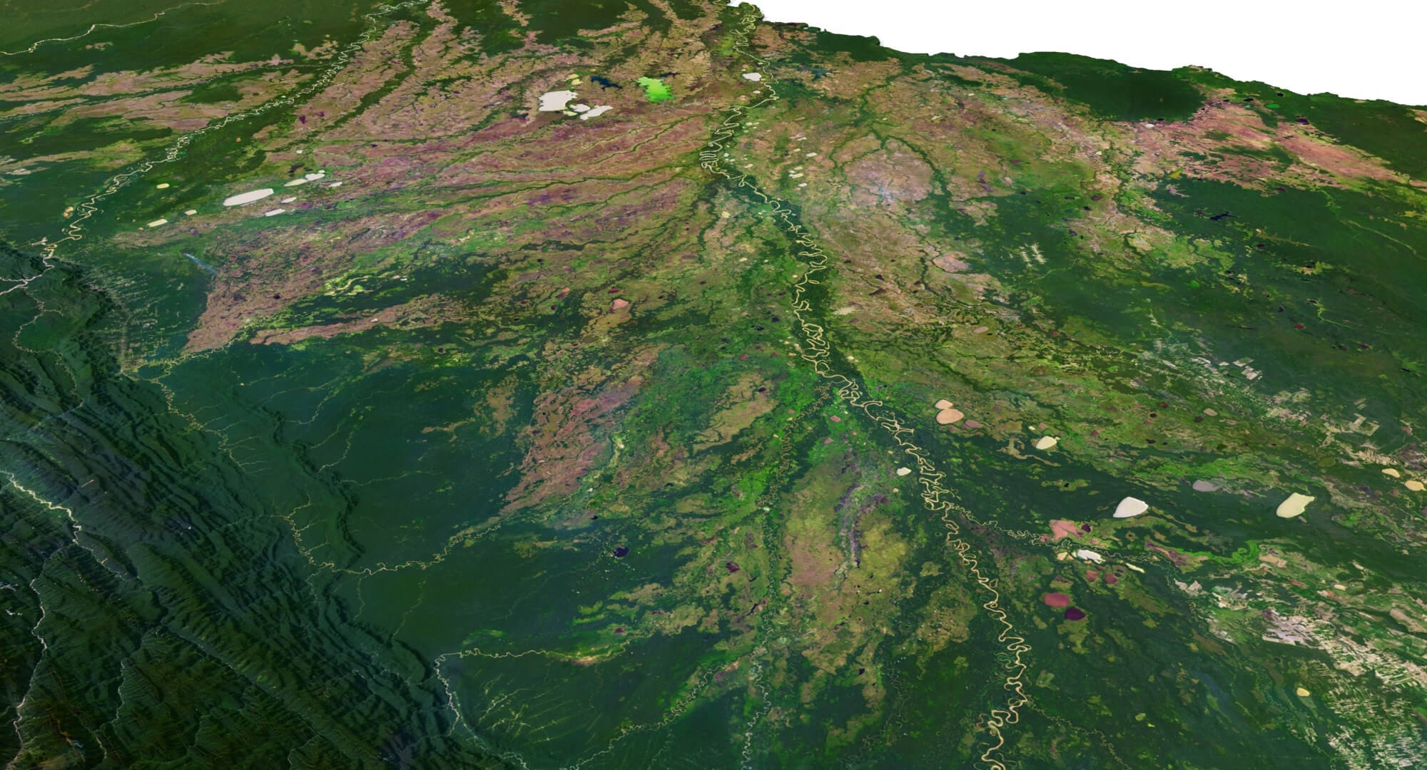 Bolivia Terrain 3D Map by Shustrik