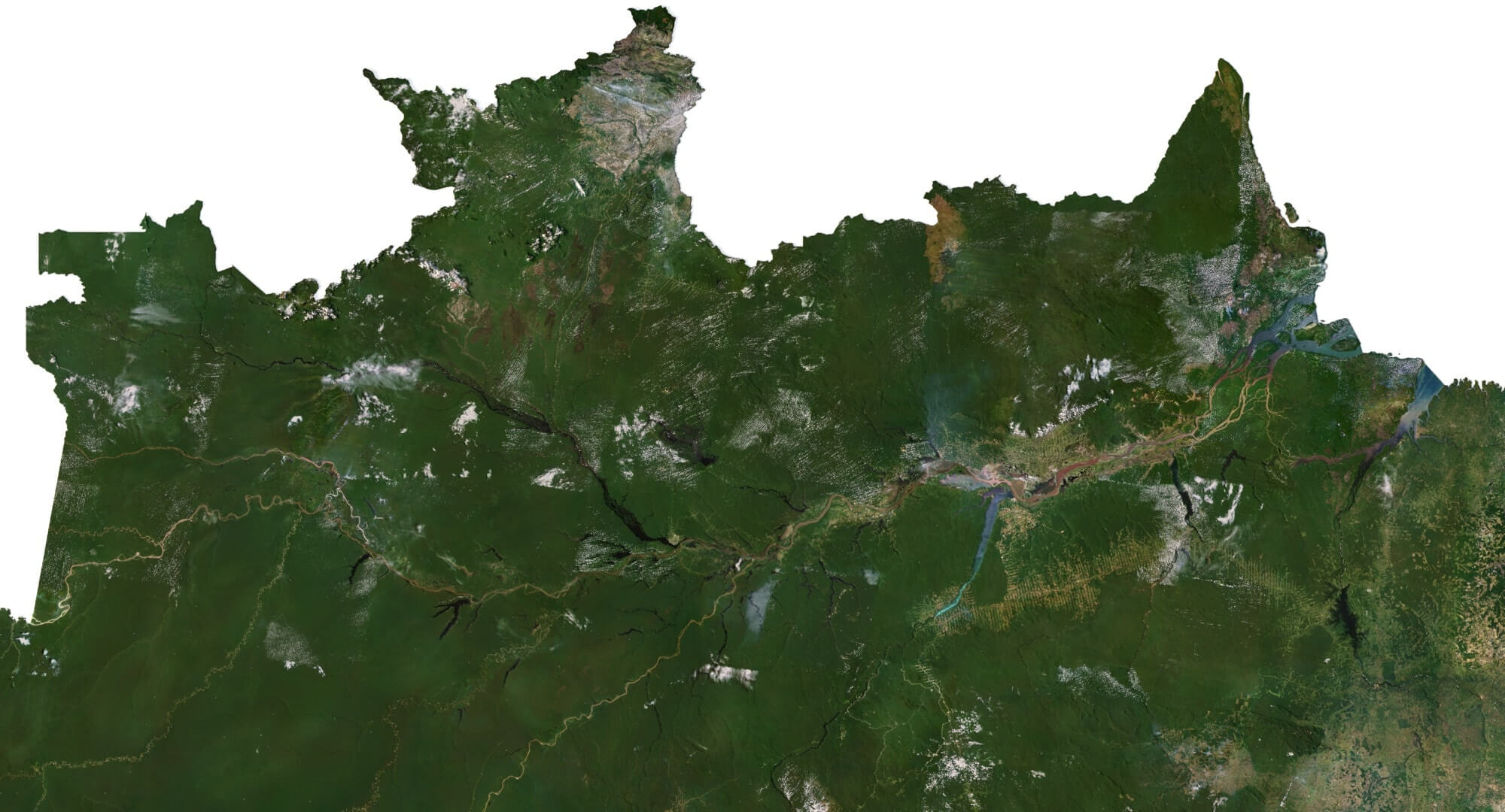 Brazil Terrain 3D Map by Shustrik