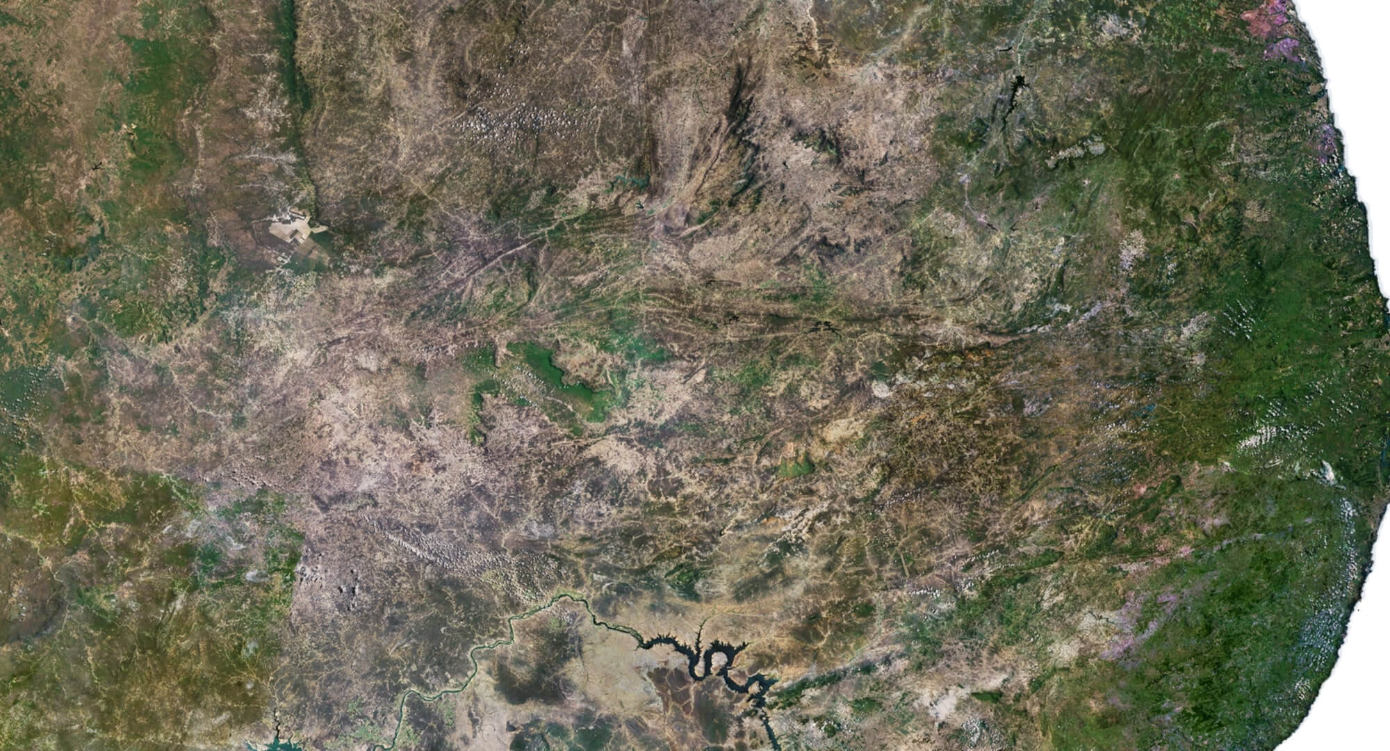 Brazil Terrain 3D Map by Shustrik