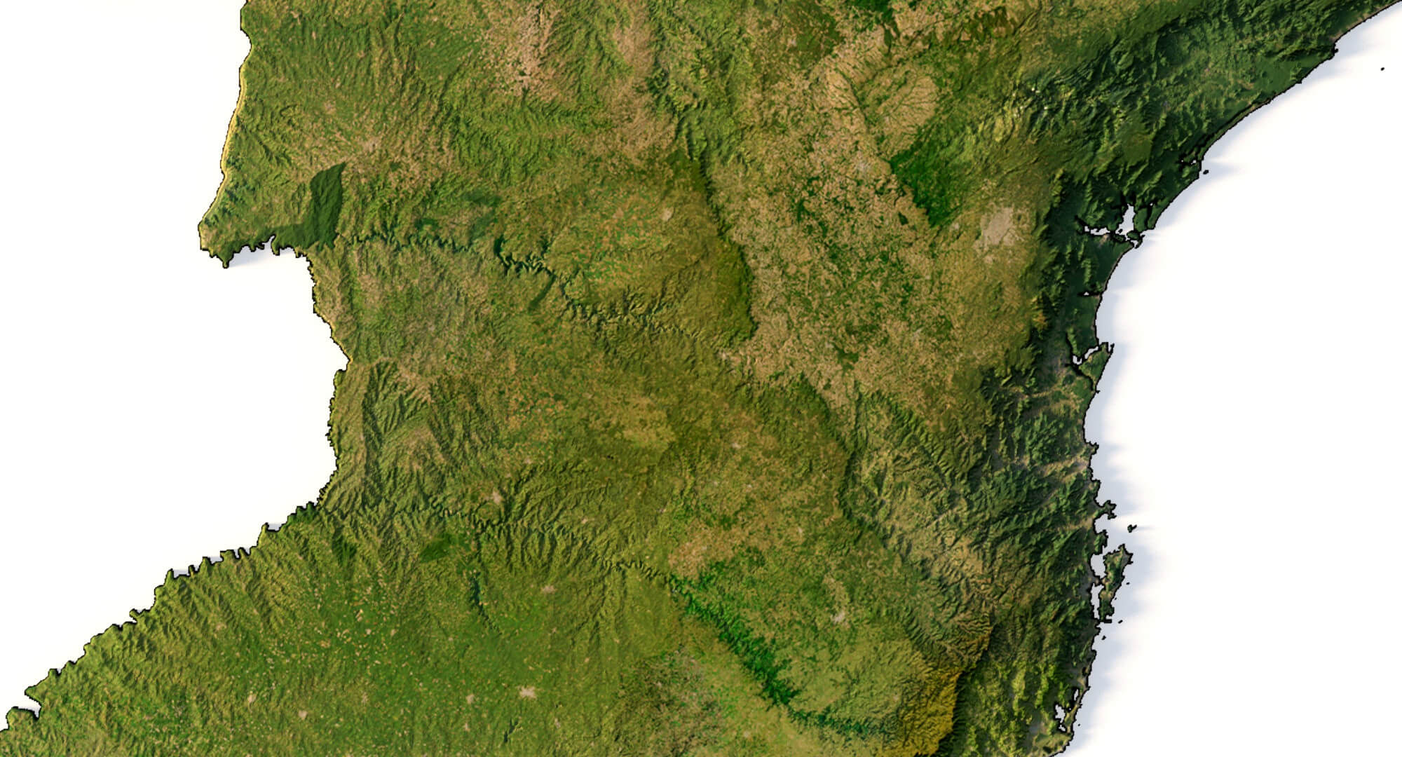 Brazil Terrain - 3D Model by Shustrik