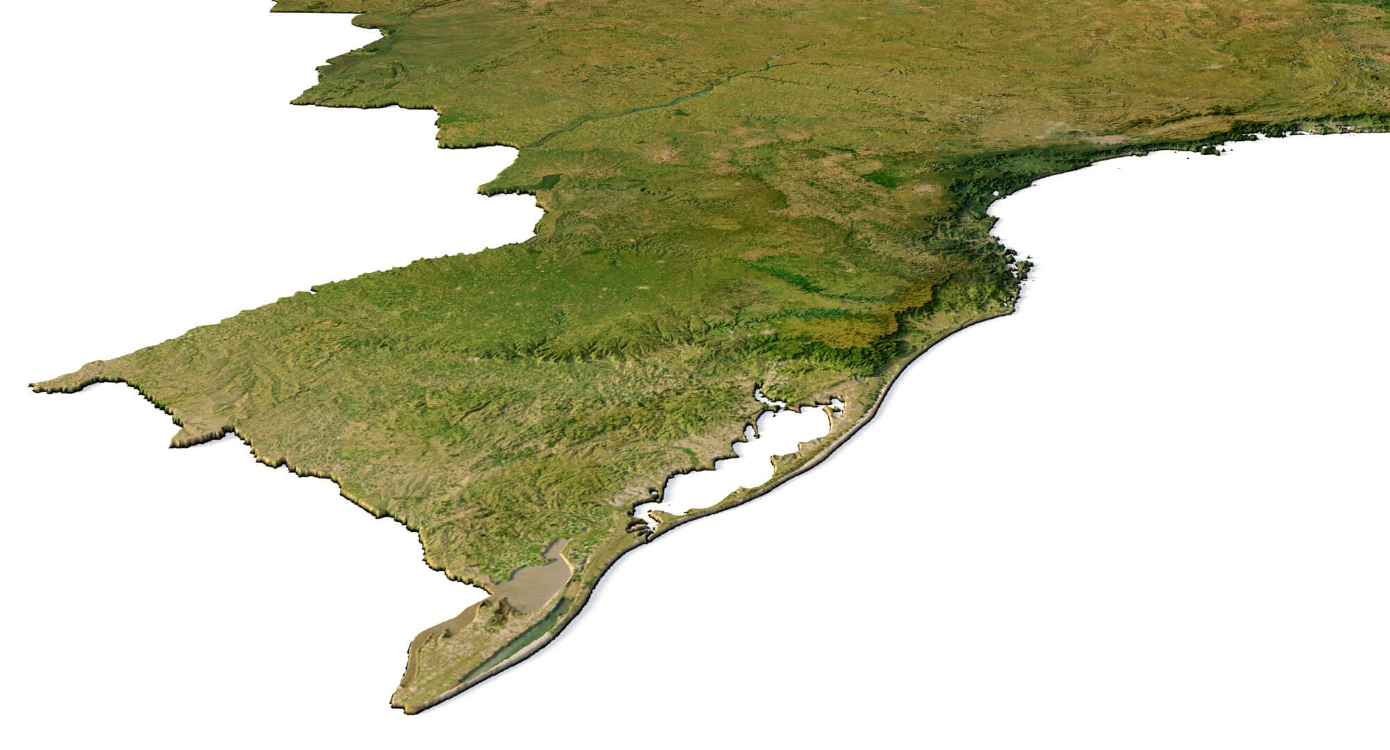 Brazil Terrain - 3D Model by Shustrik