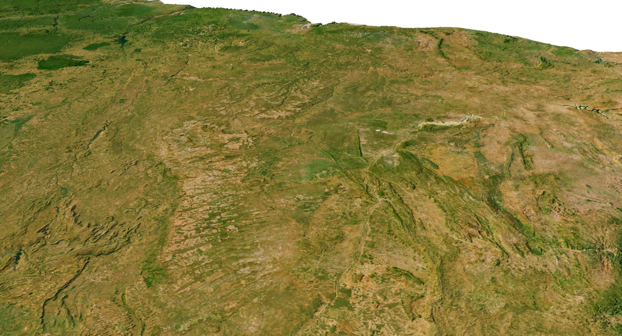 Brazil Terrain - 3D Model by Shustrik