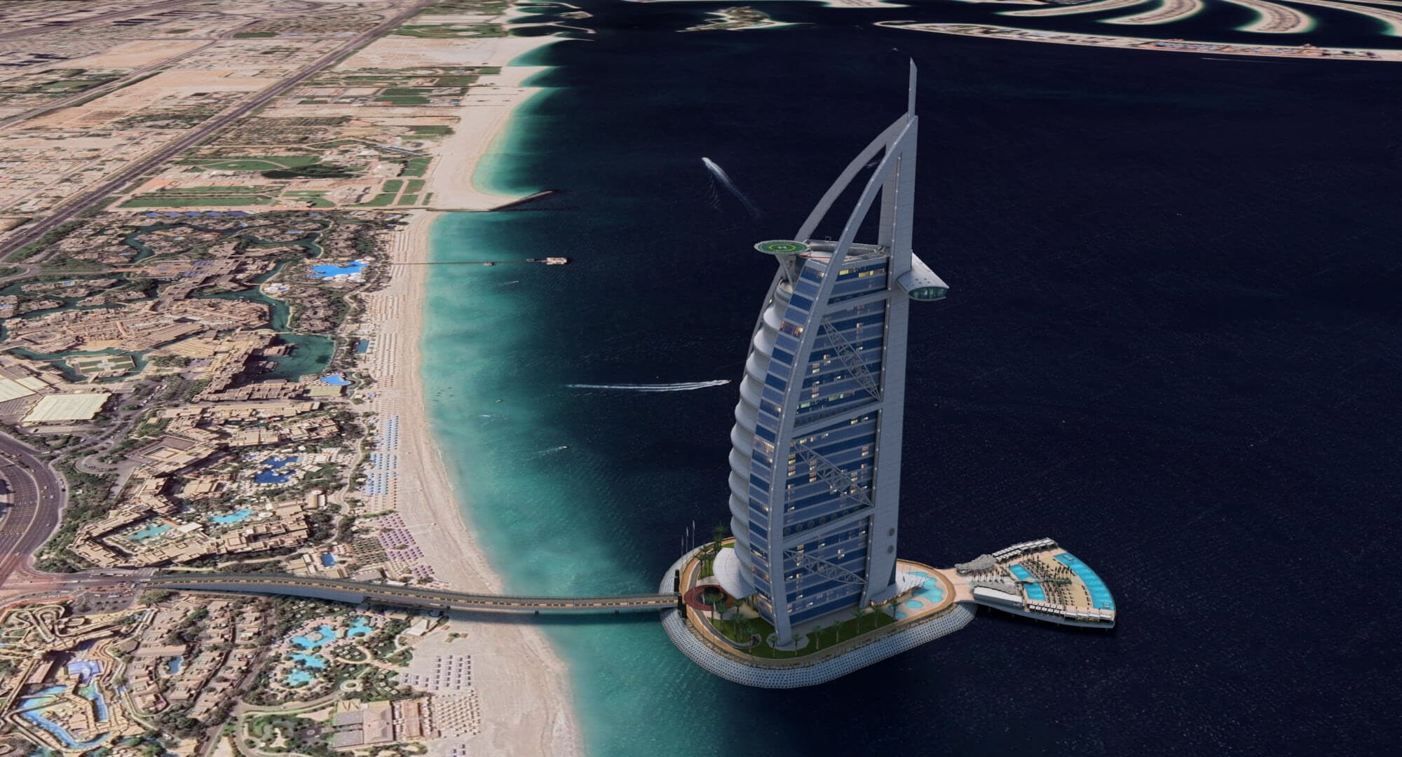 Burj Al Arab - 3D Model by Shustrik