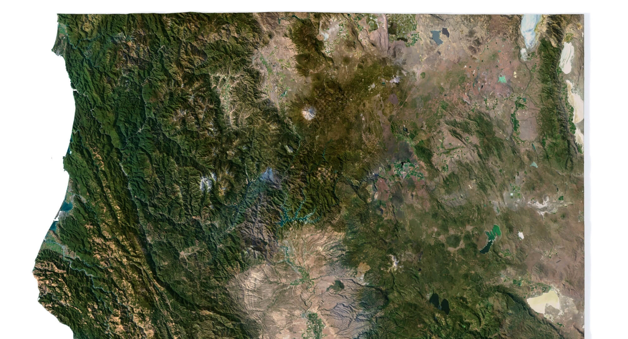 California State Terrain 3D Map by Shustrik
