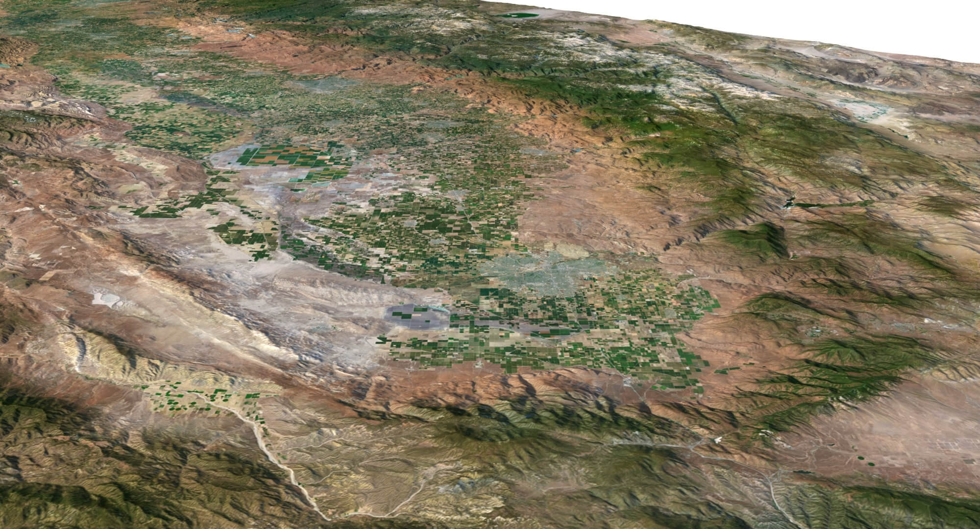 California State Terrain 3D Map by Shustrik