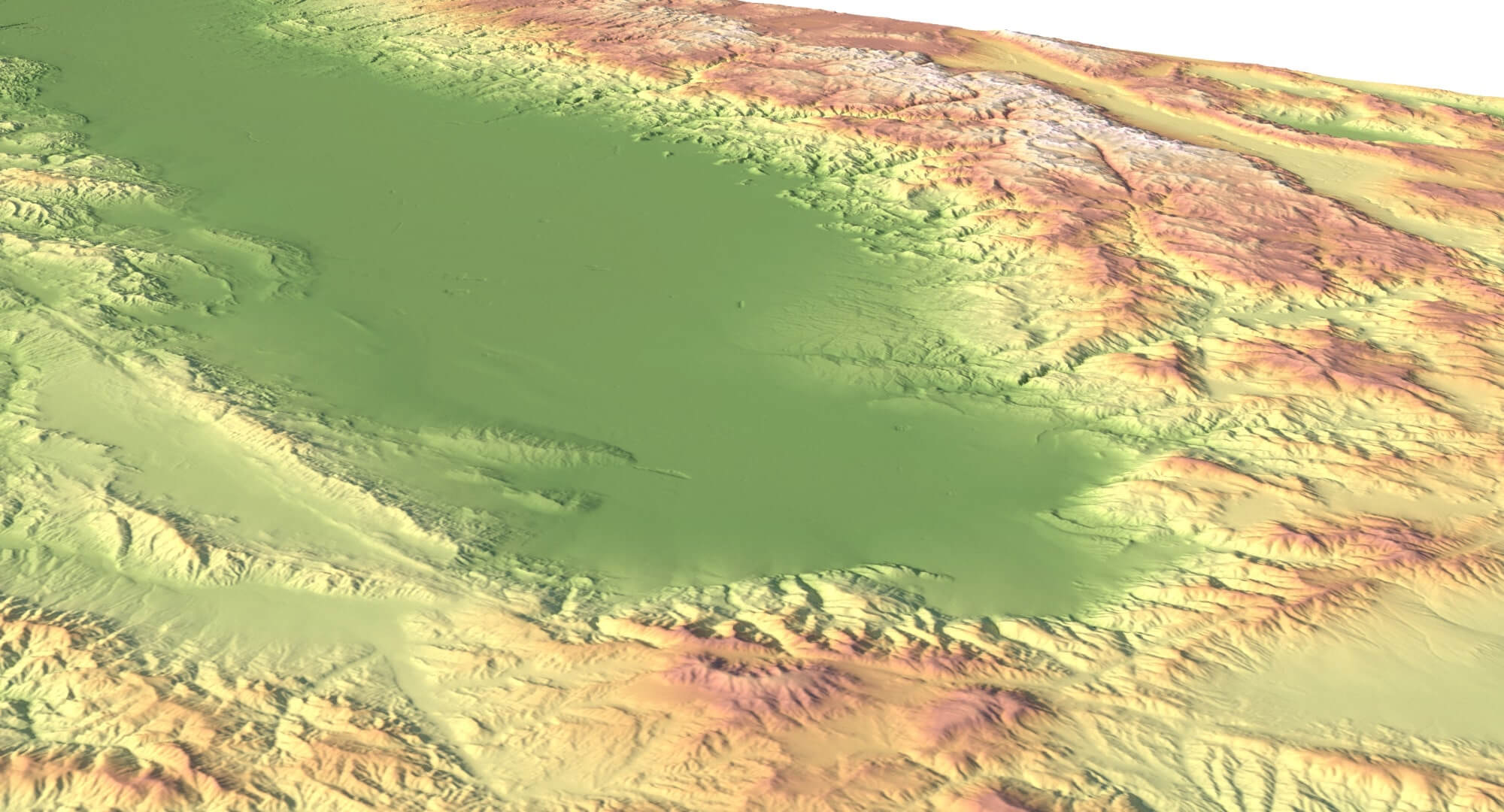California State Terrain 3D Map by Shustrik