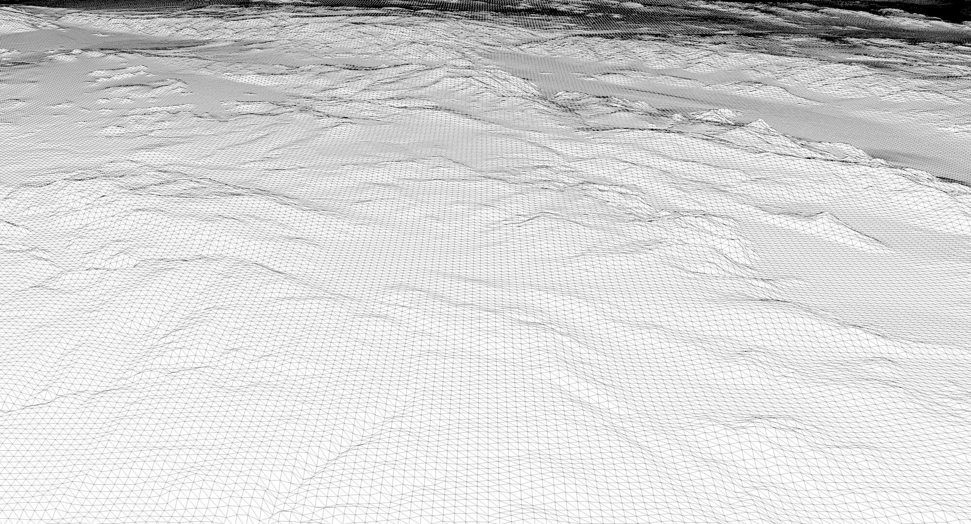 California State Terrain 3D Map by Shustrik