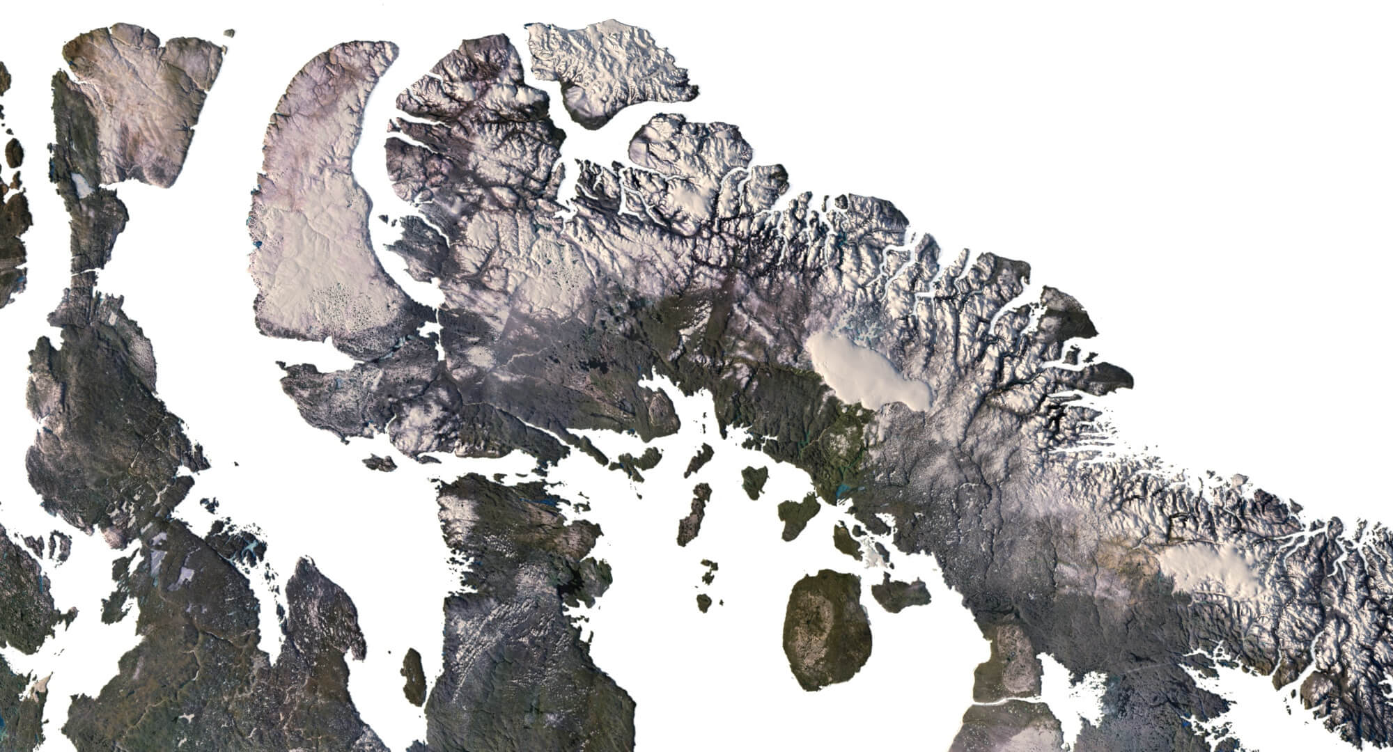 Canada Terrain 3D Map by Shustrik