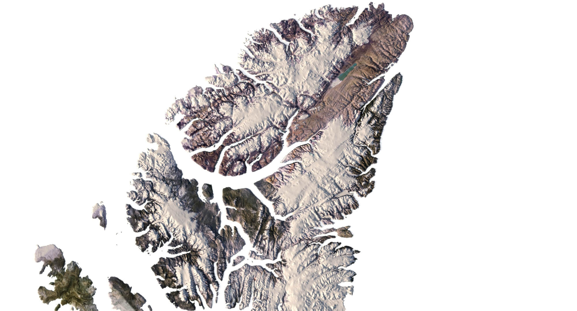 Canada Terrain 3D Map by Shustrik