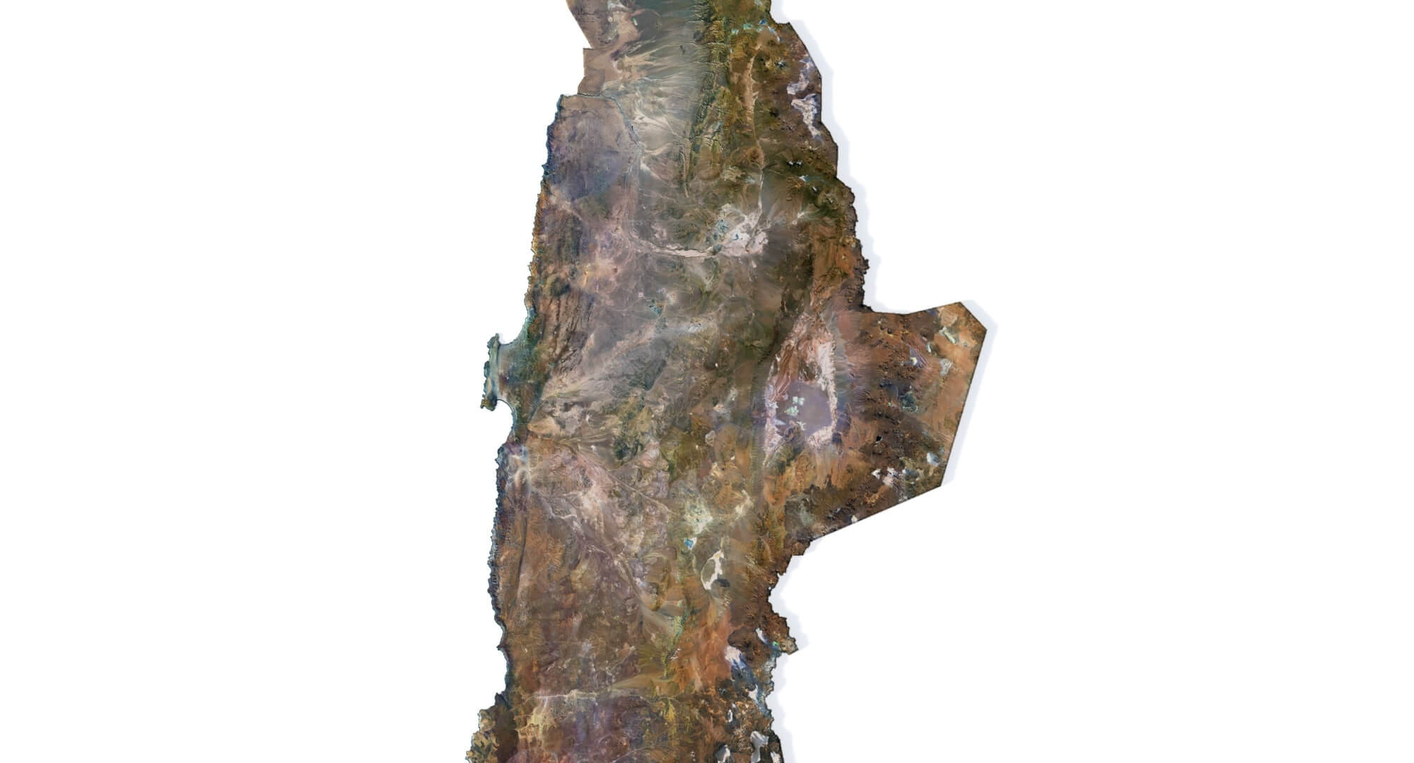 Chile Terrain 3D Map by Shustrik