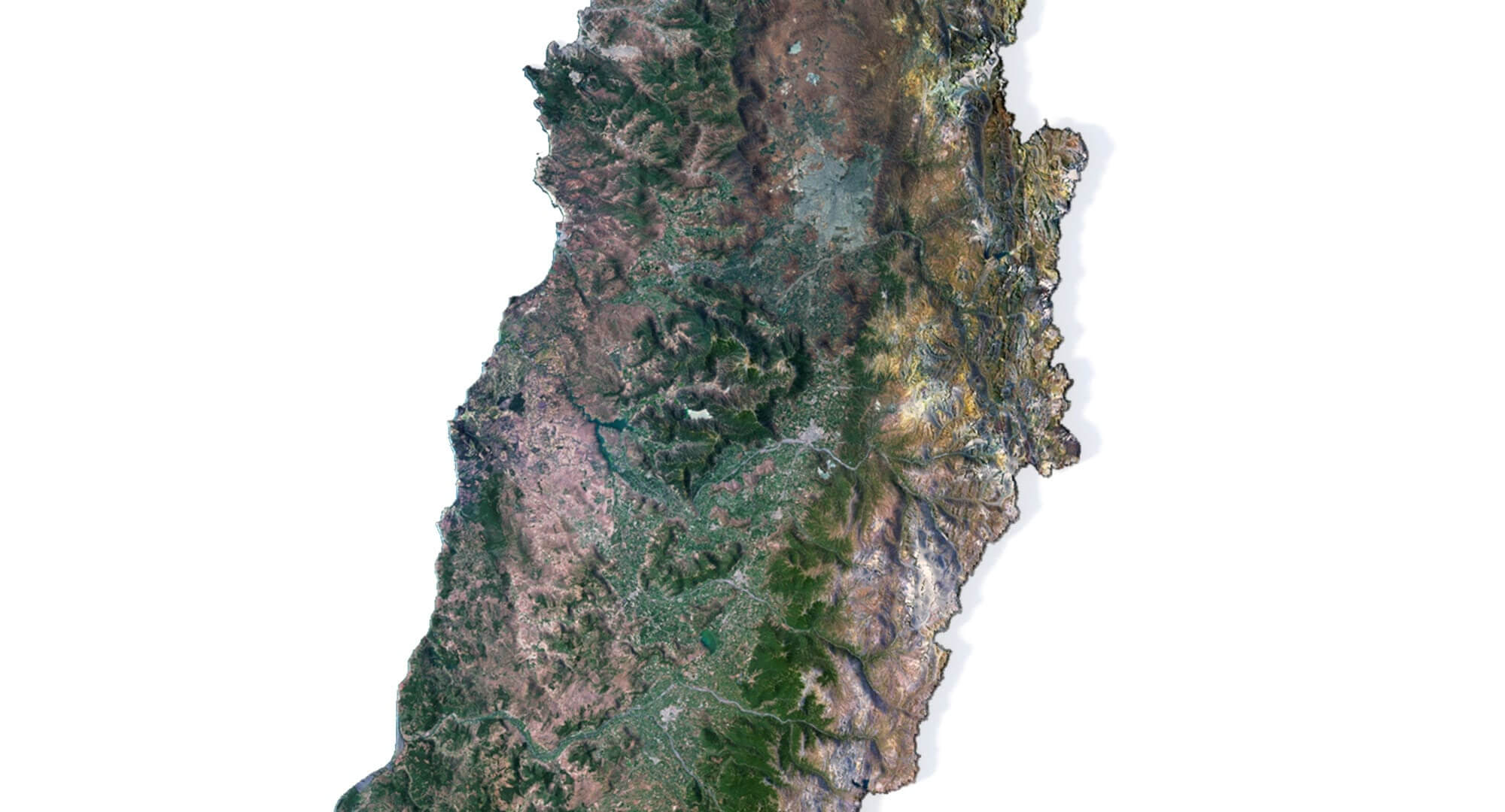 Chile Terrain 3D Map by Shustrik