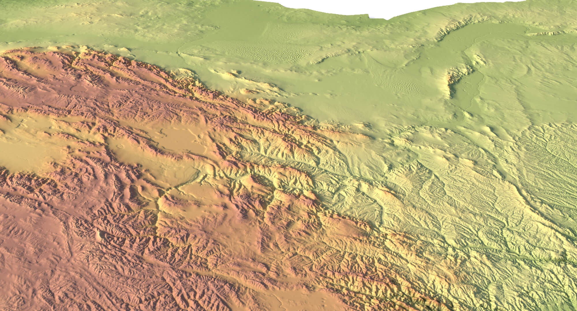 China Terrain 3D Map by Shustrik