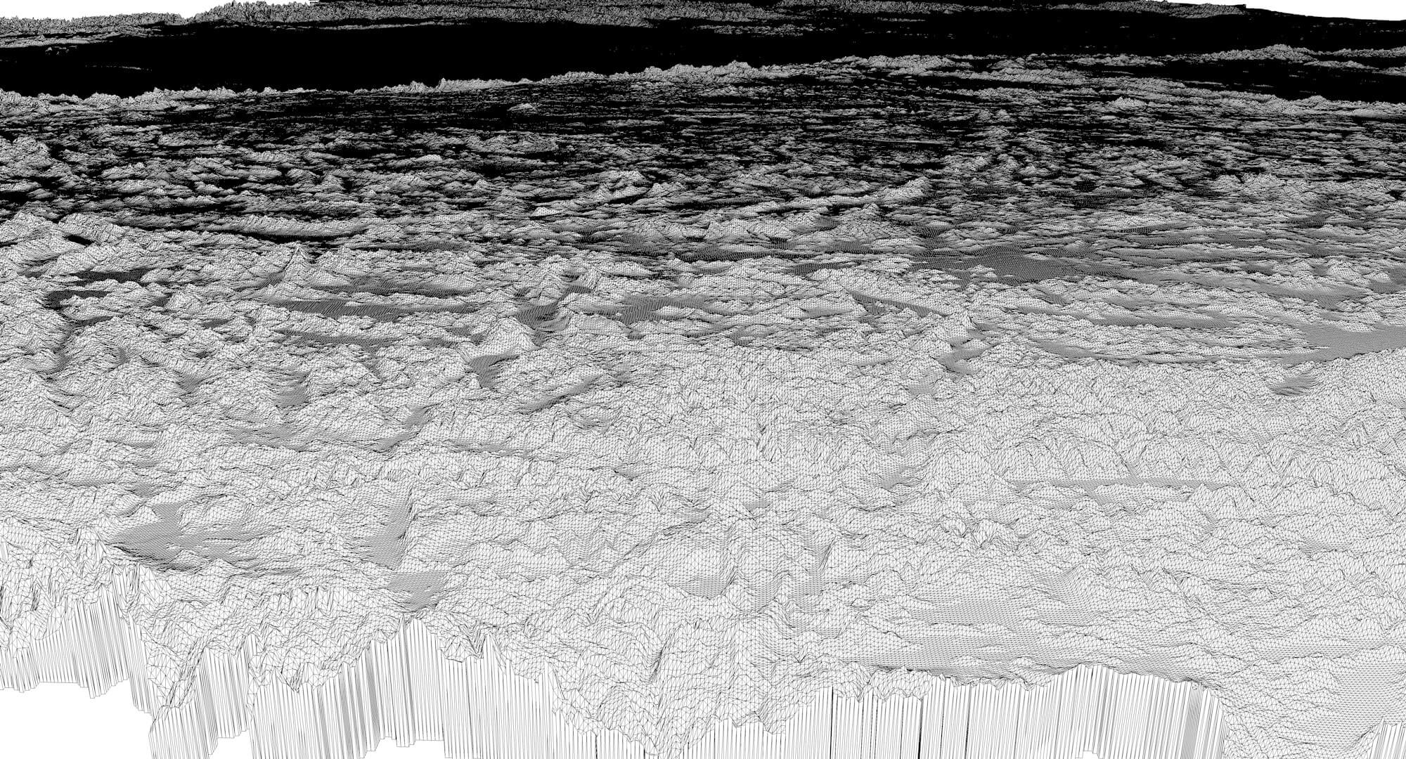 China Terrain for CNC, Printing and Design - 3D Model by Shustrik