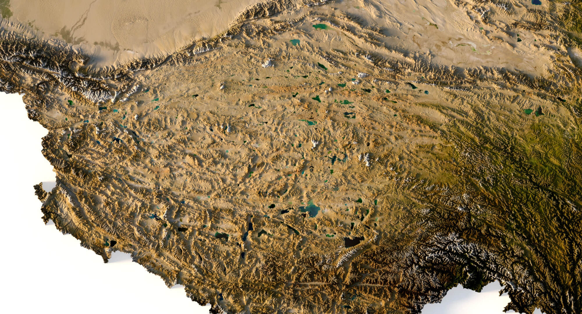 China Terrain - 3D Model by Shustrik