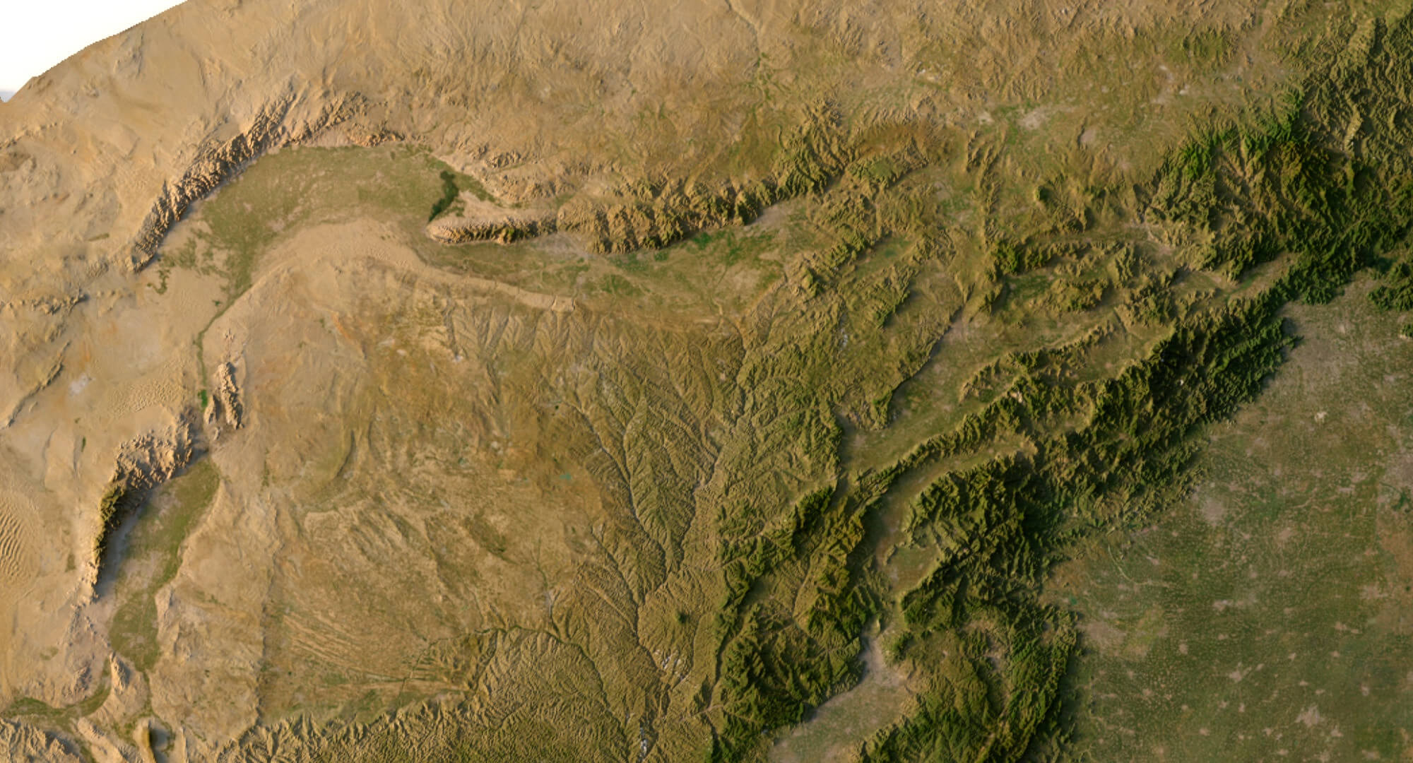China Terrain - 3D Model by Shustrik