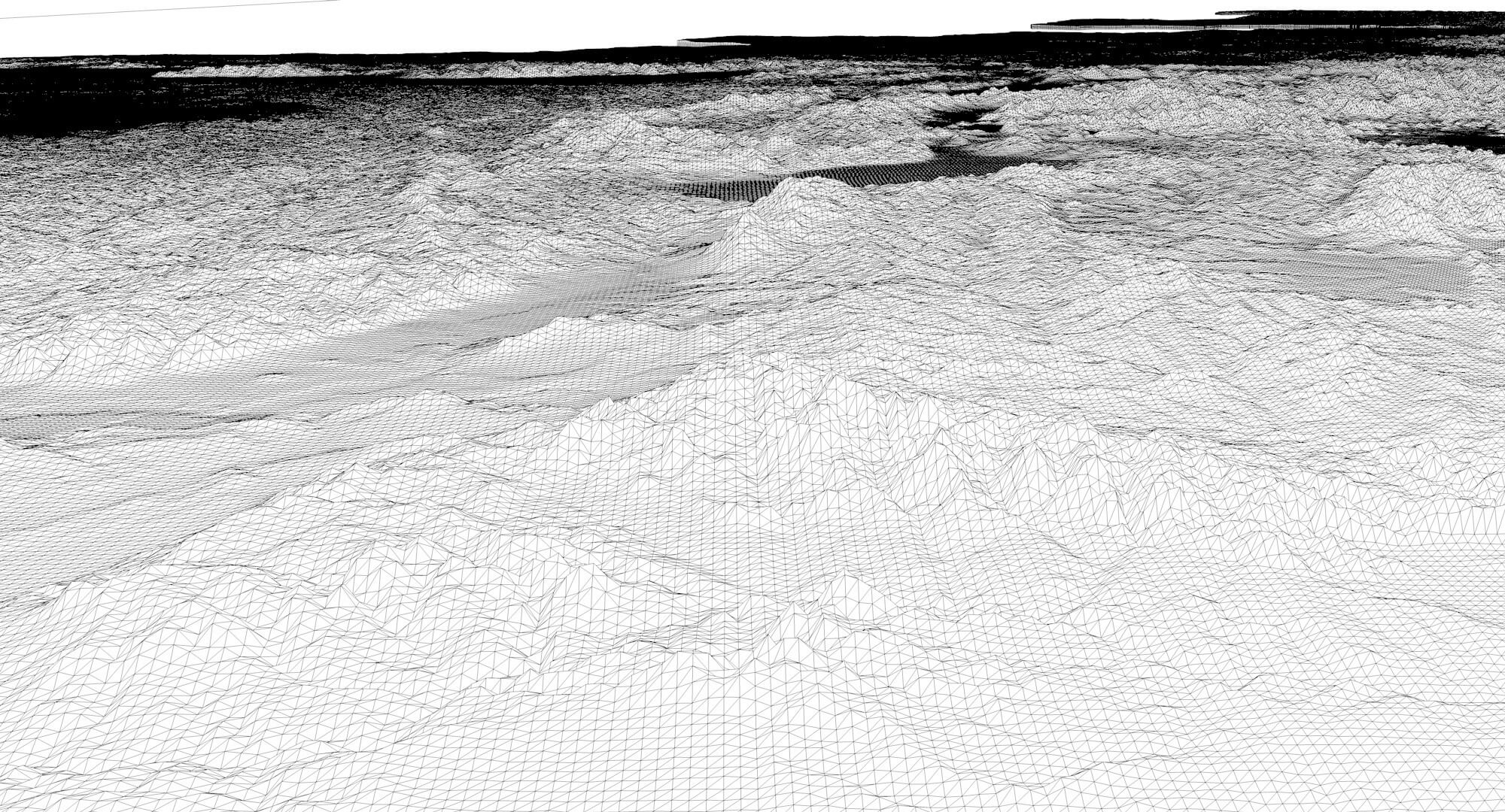 China Terrain - 3D Model by Shustrik