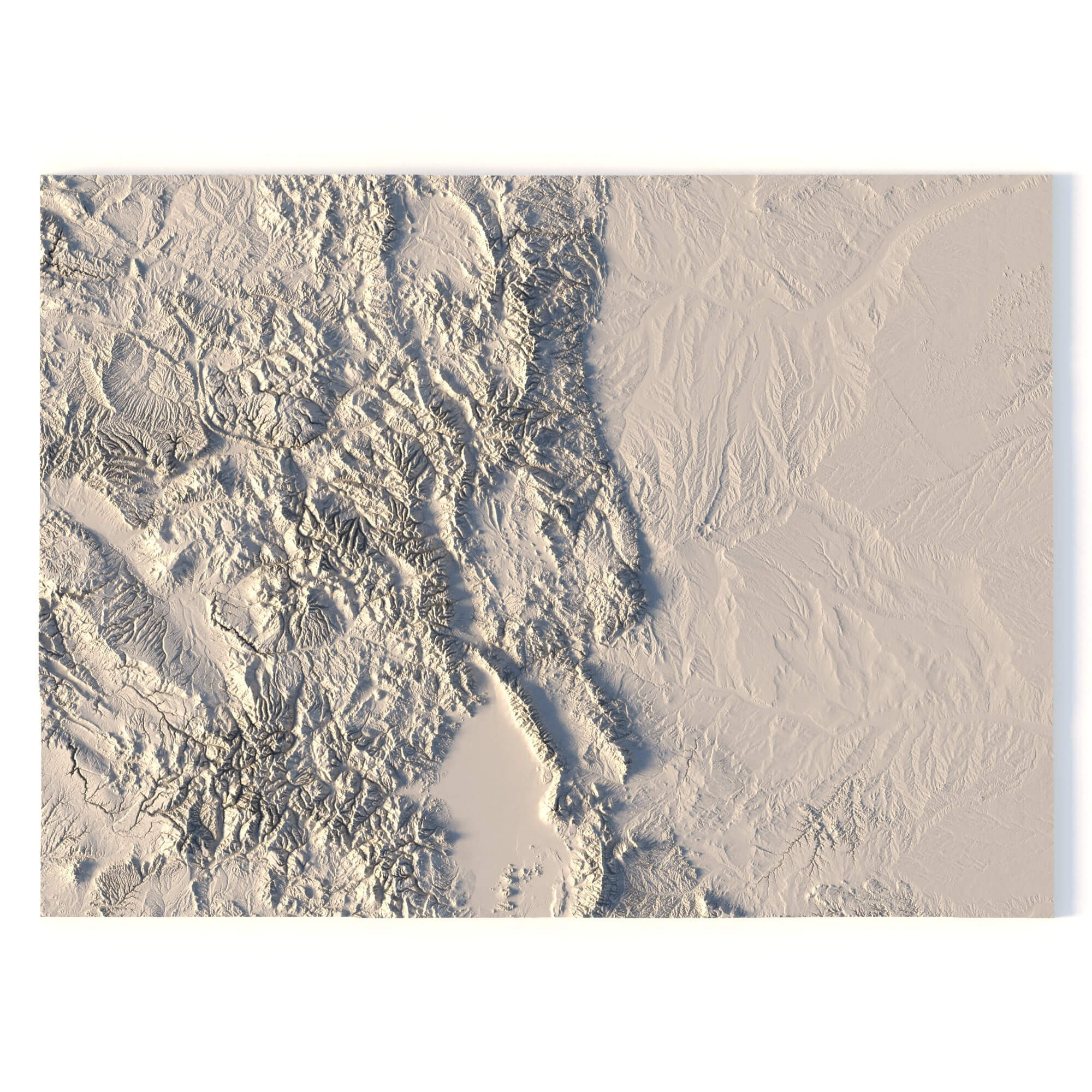 Colorado Map Topographic Stl Model by Shustrik
