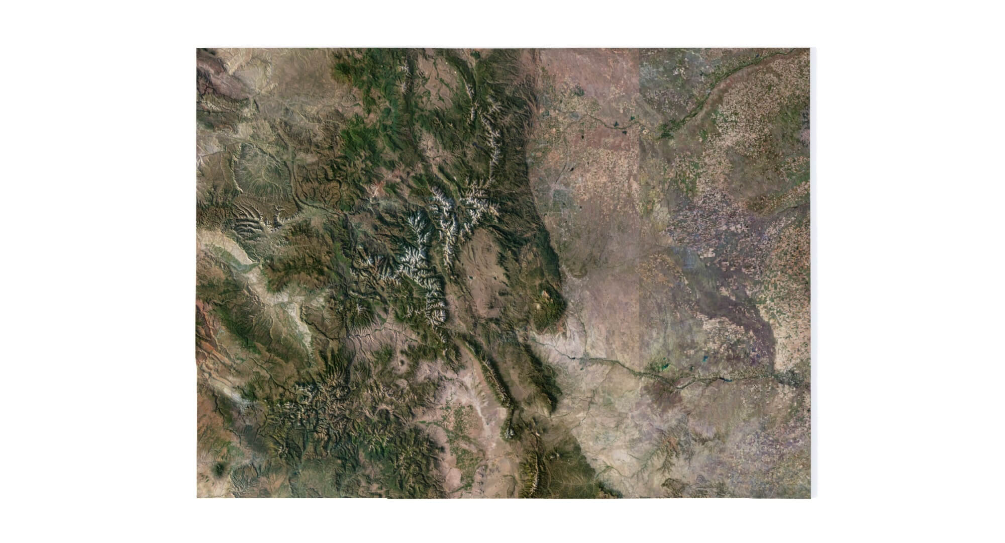 Colorado Terrain 3D Map by Shustrik