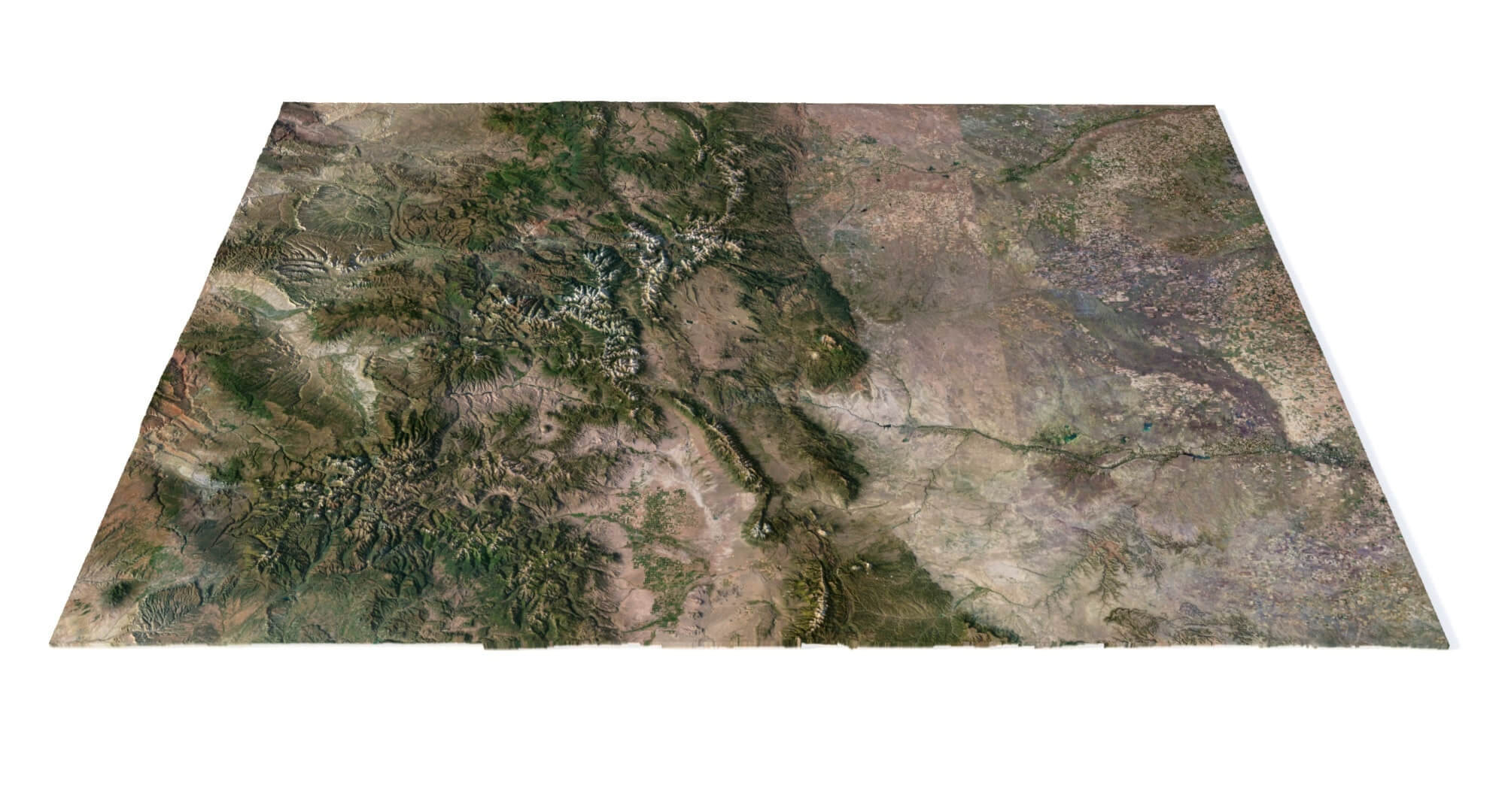 Colorado Terrain 3D Map by Shustrik