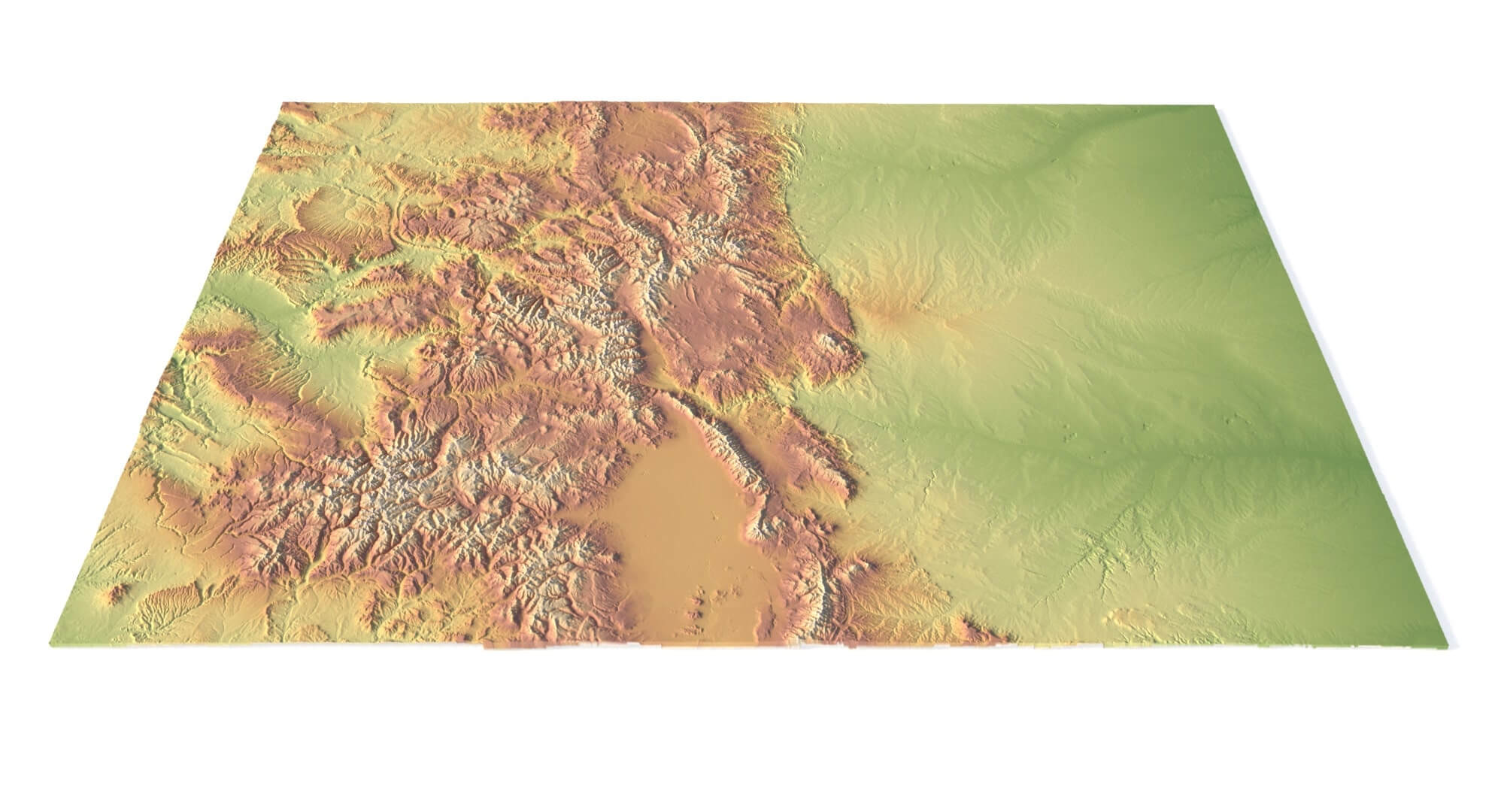 Colorado Terrain 3D Map by Shustrik