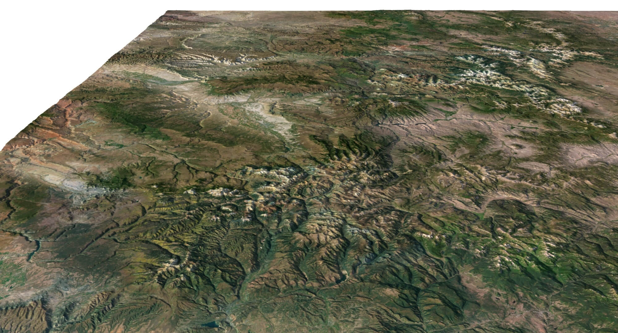 Colorado Terrain 3D Map by Shustrik