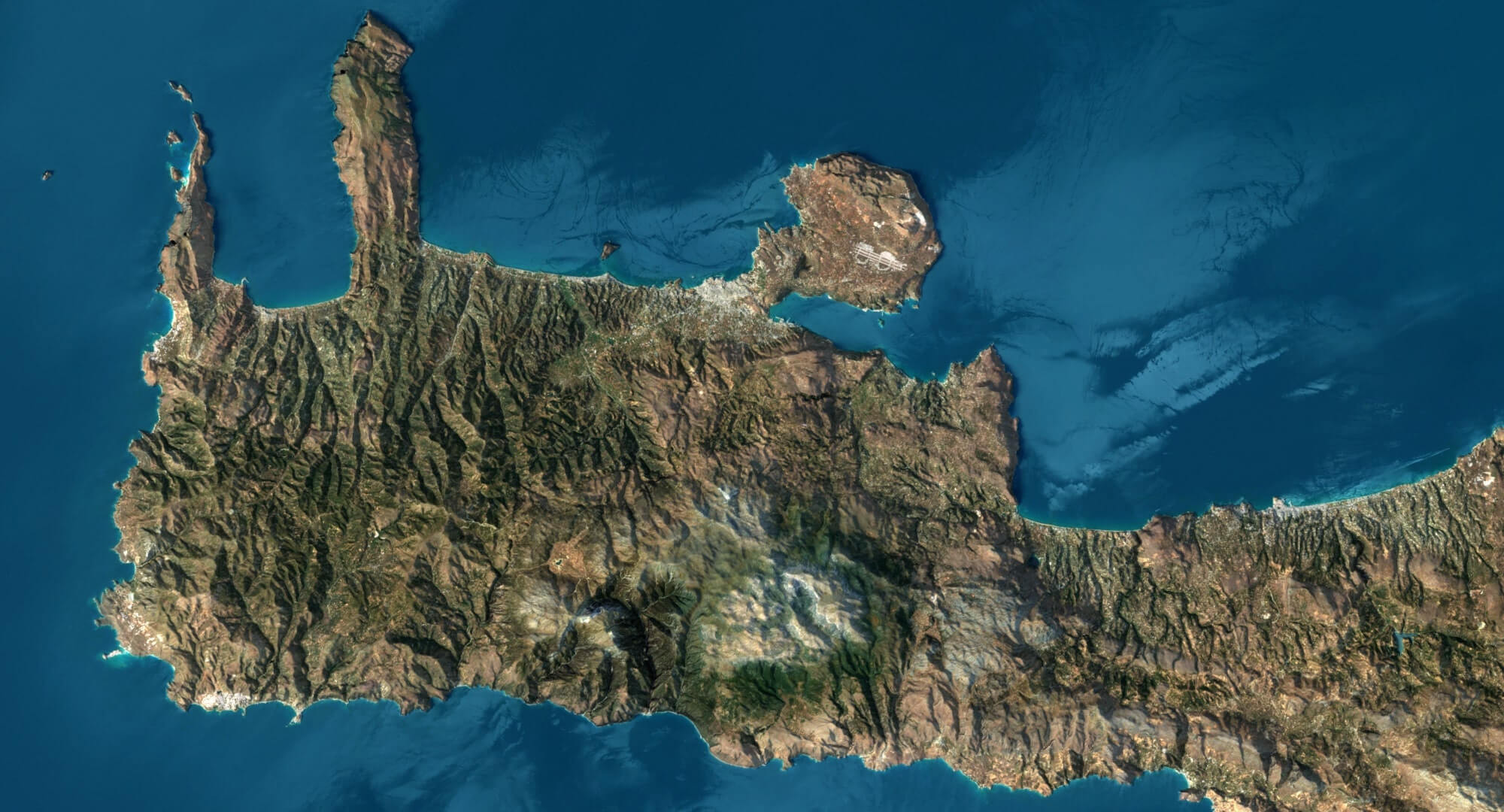 Crete Island Greece - 3D Model by Shustrik