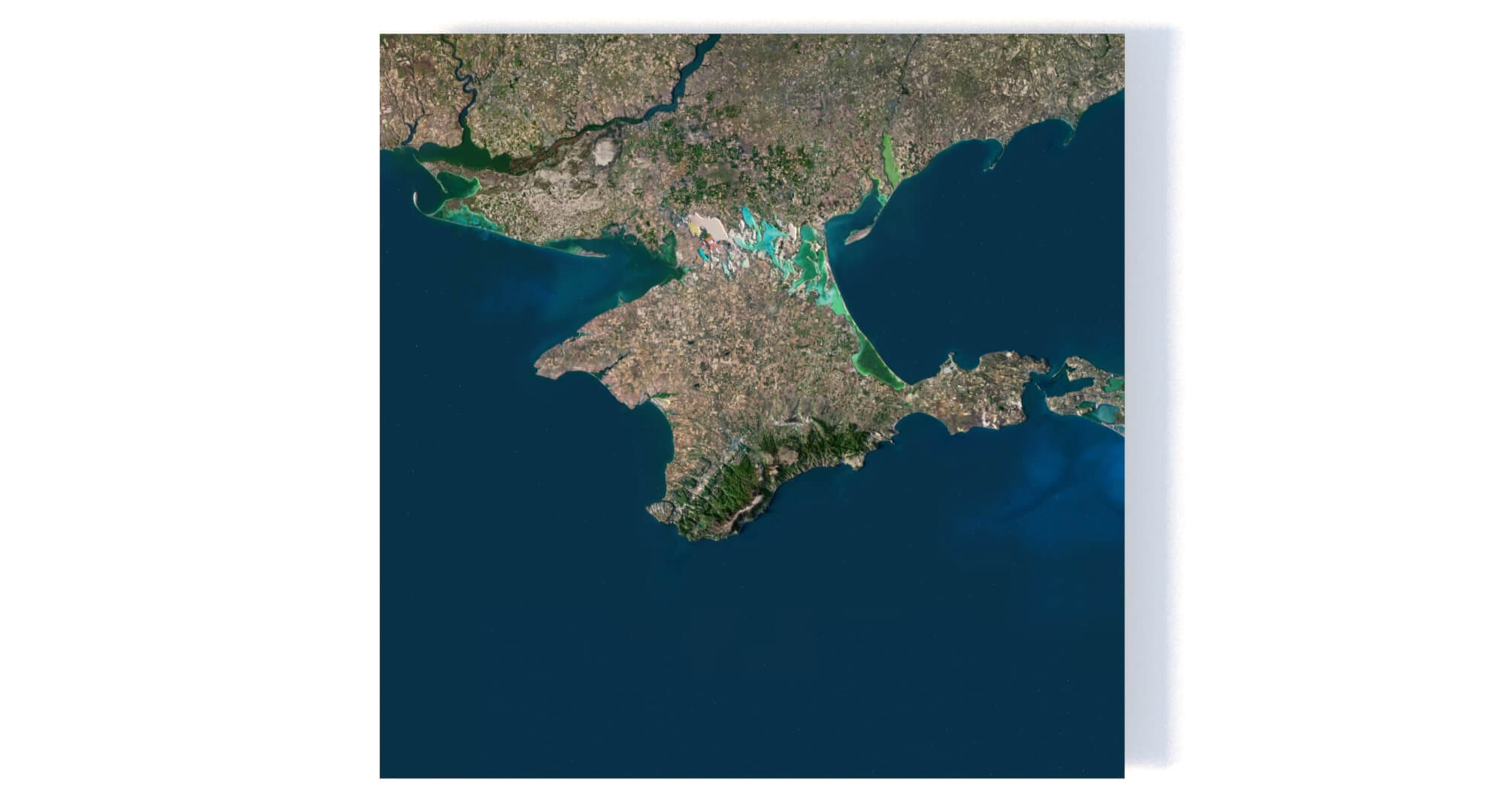 Crimea Terrain 3D Map by Shustrik