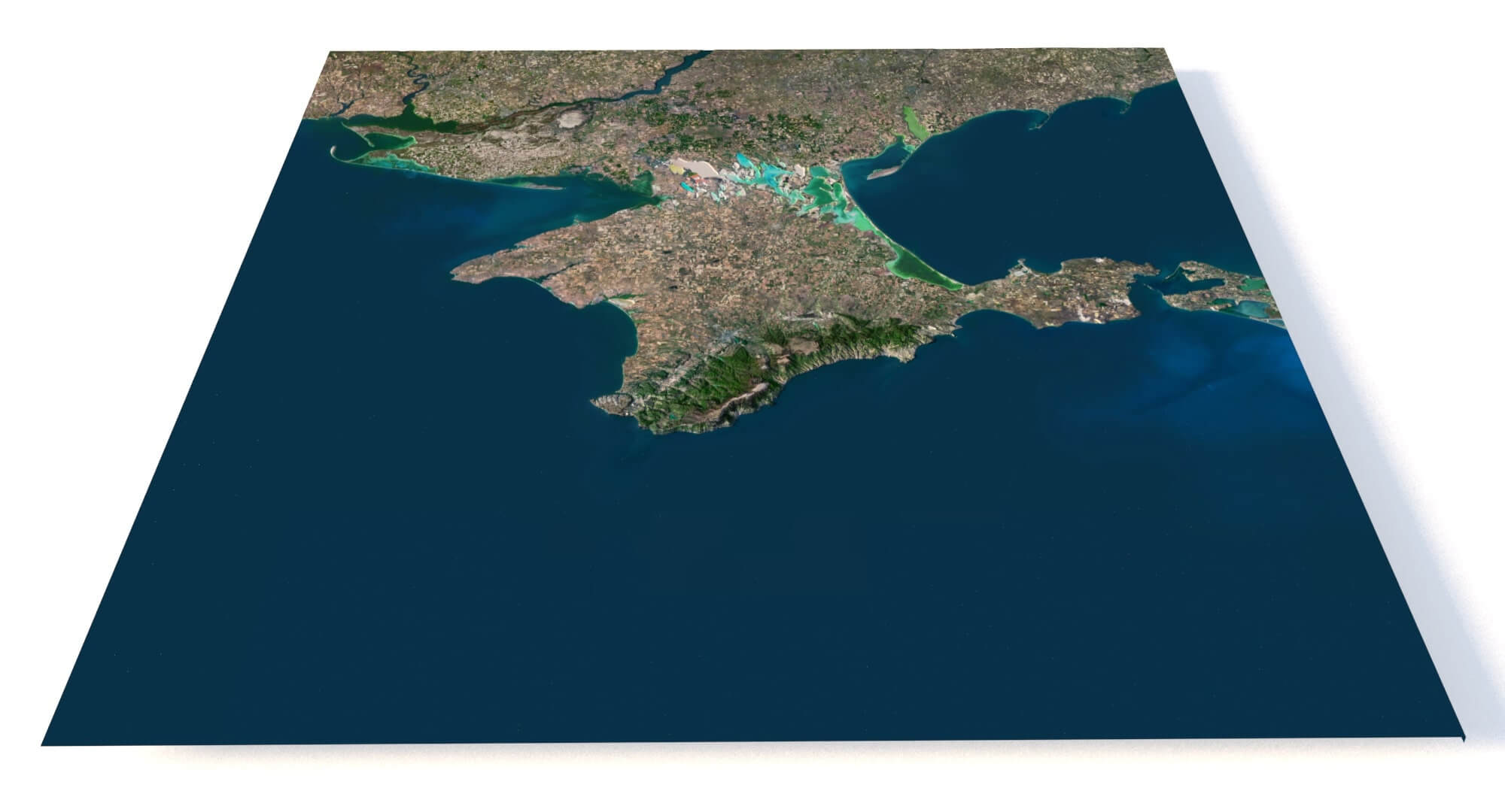 Crimea Terrain 3D Map by Shustrik