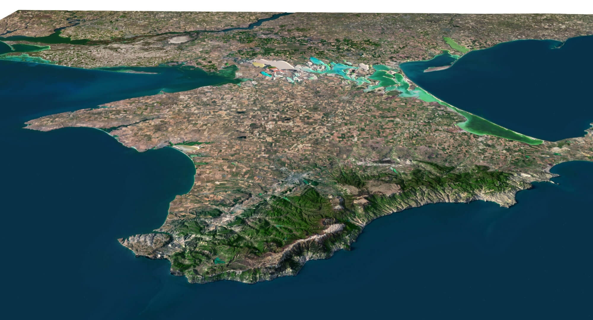 Crimea Terrain 3D Map by Shustrik