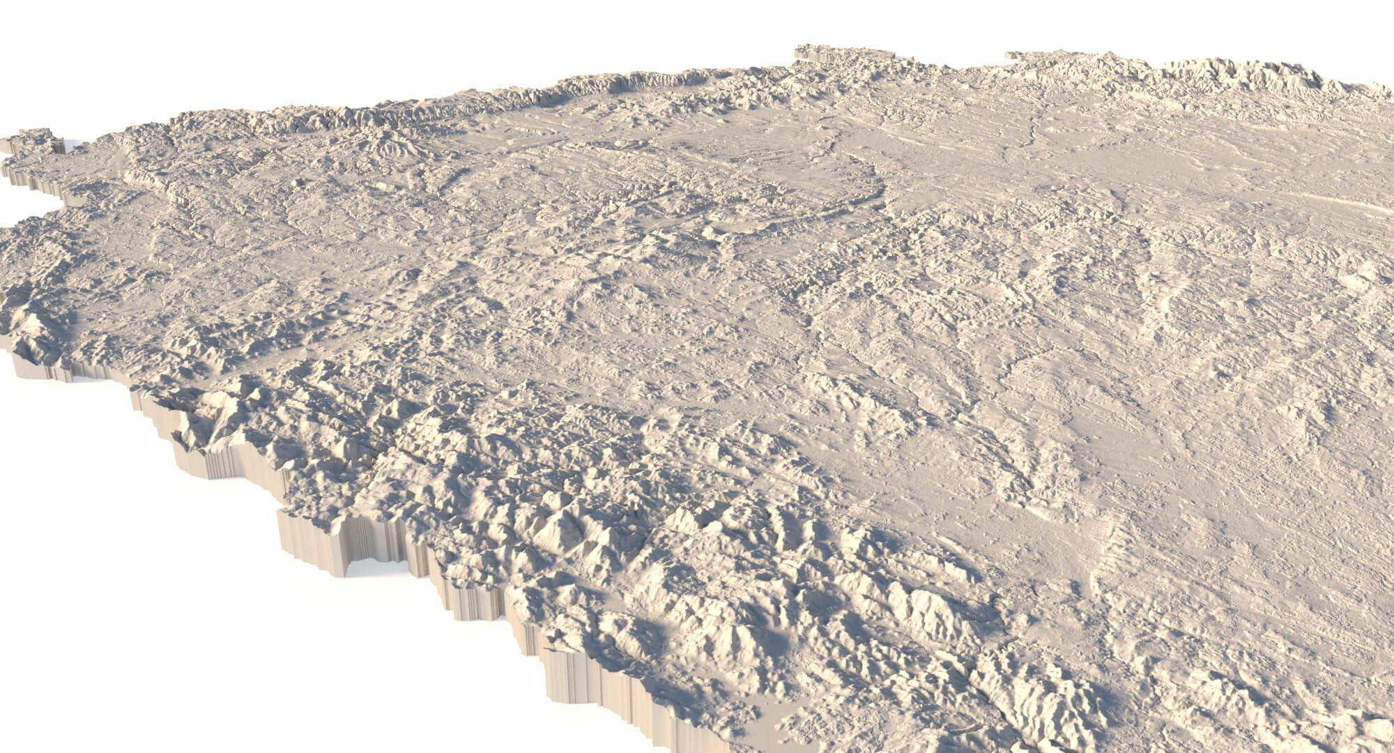 Czech Republic Terrain for CNC, Printing and Design - 3D Print Model by ...