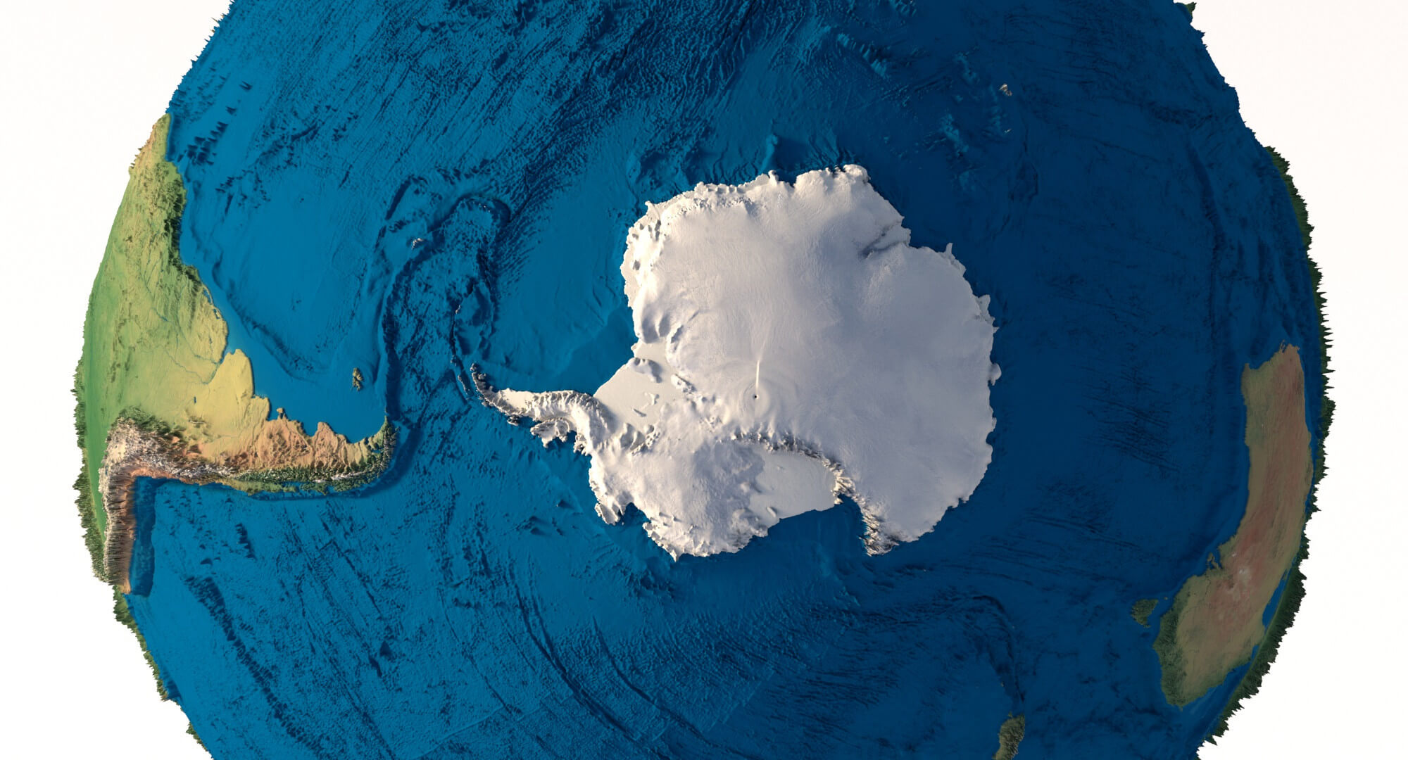 Earth Terrain Without Water - 3D Model by Shustrik