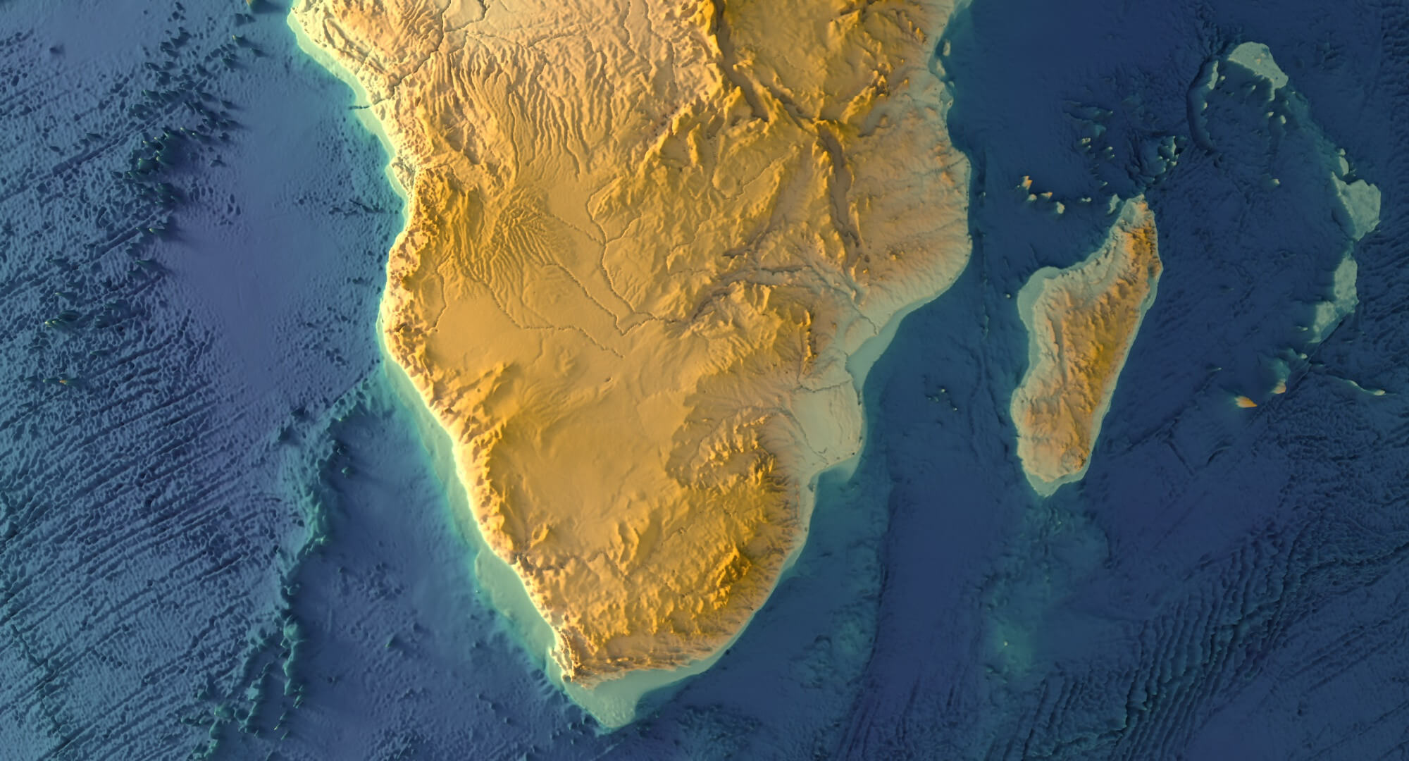 Earth Terrain Without Water - 3D Model by Shustrik