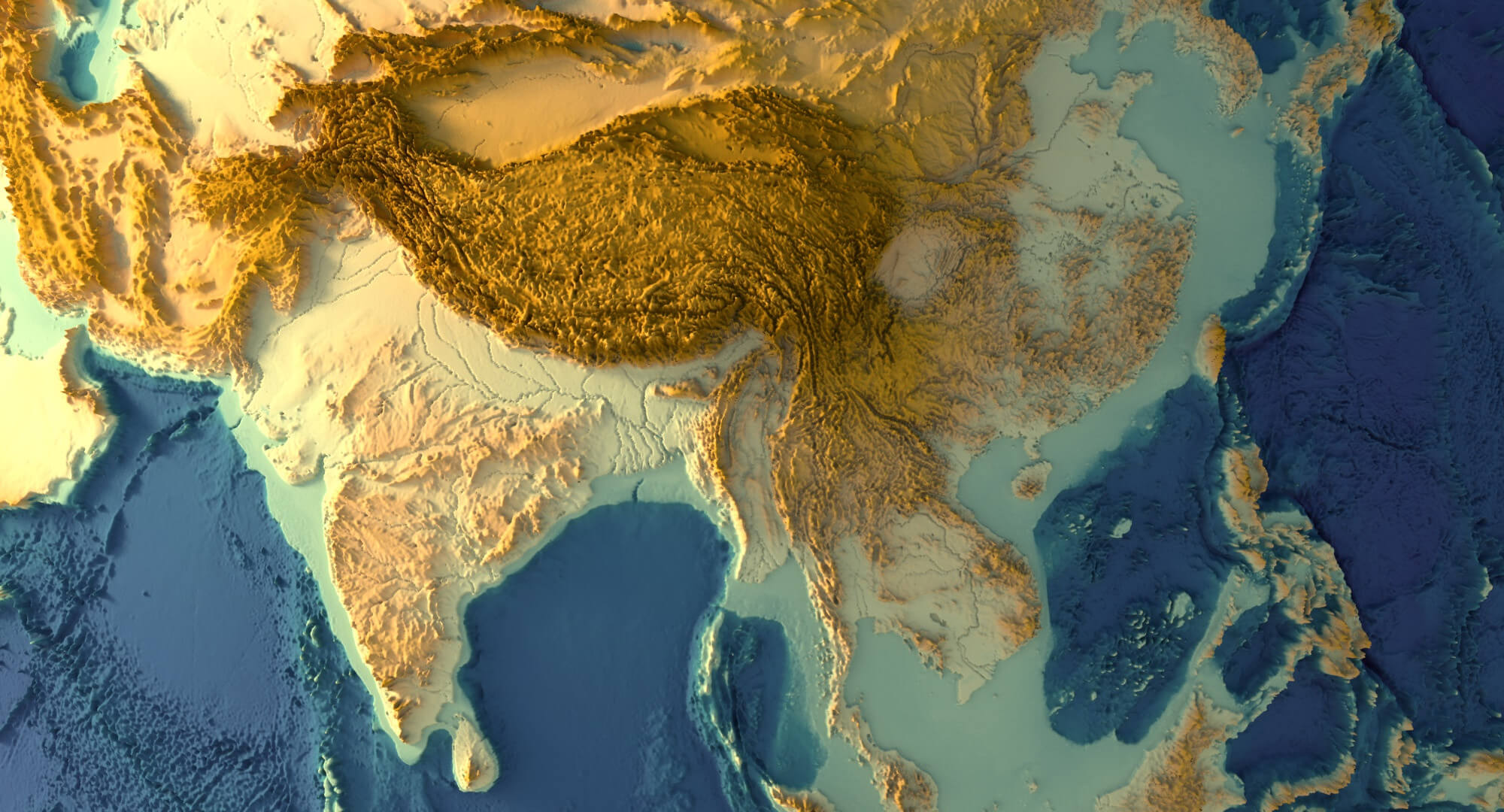 Earth Terrain Without Water - 3D Model by Shustrik