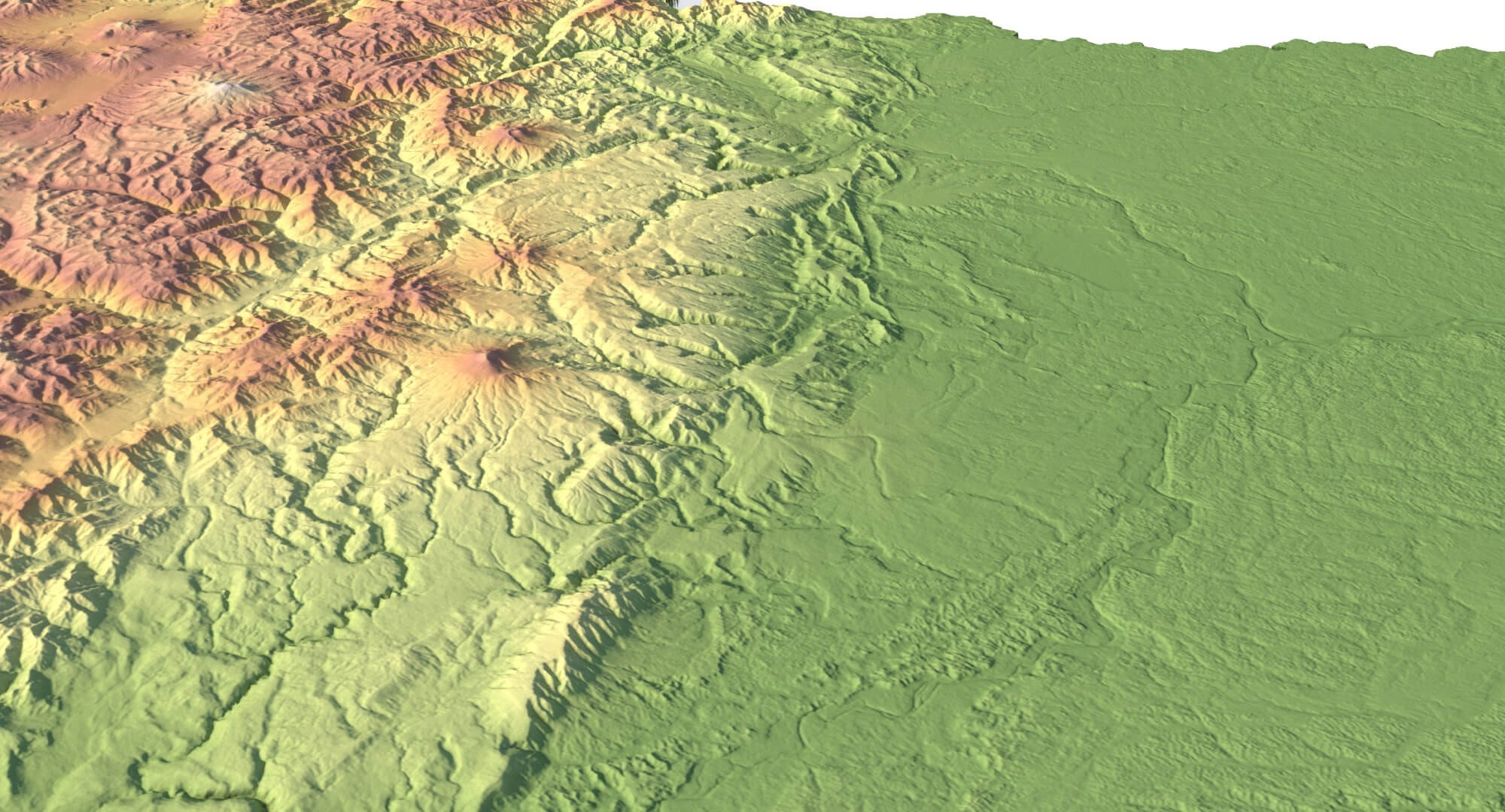 Ecuador Terrain 3D Map by Shustrik