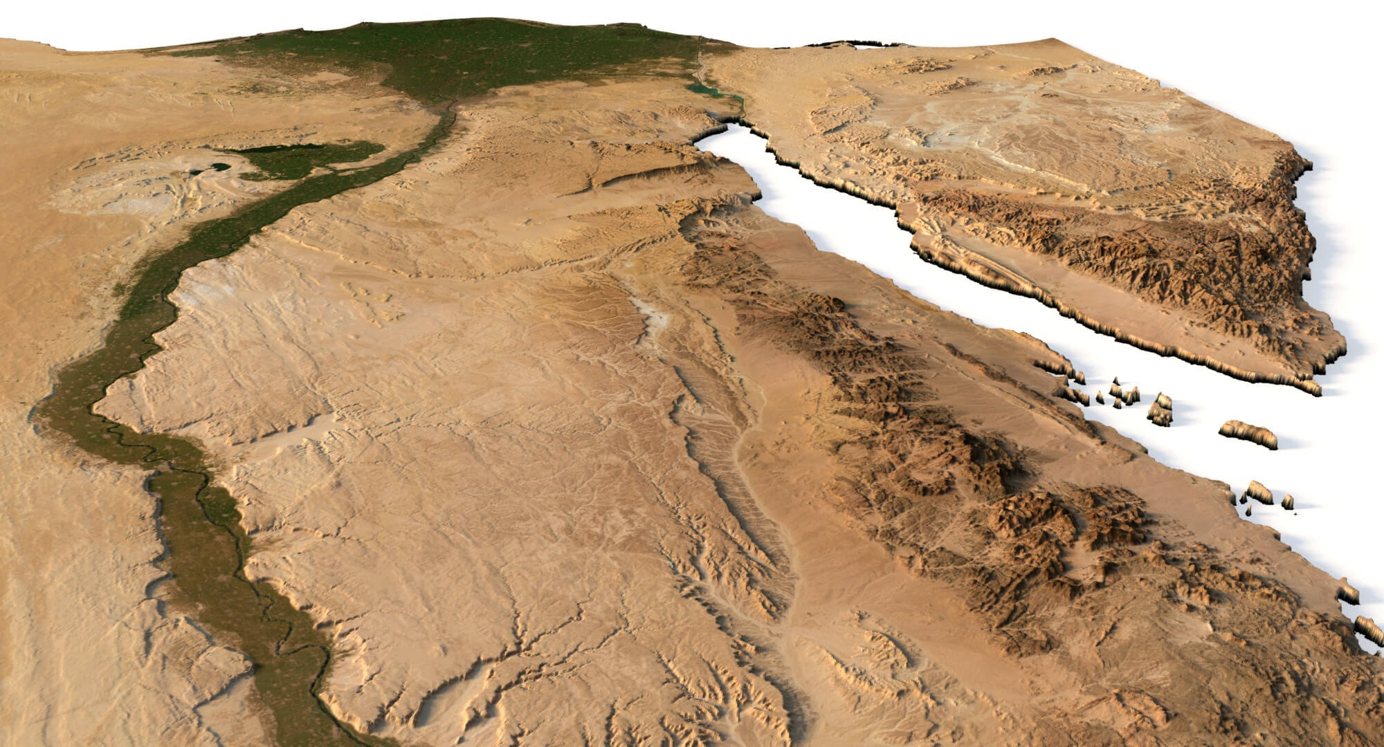 Egypt Terrain - 3D Model by Shustrik