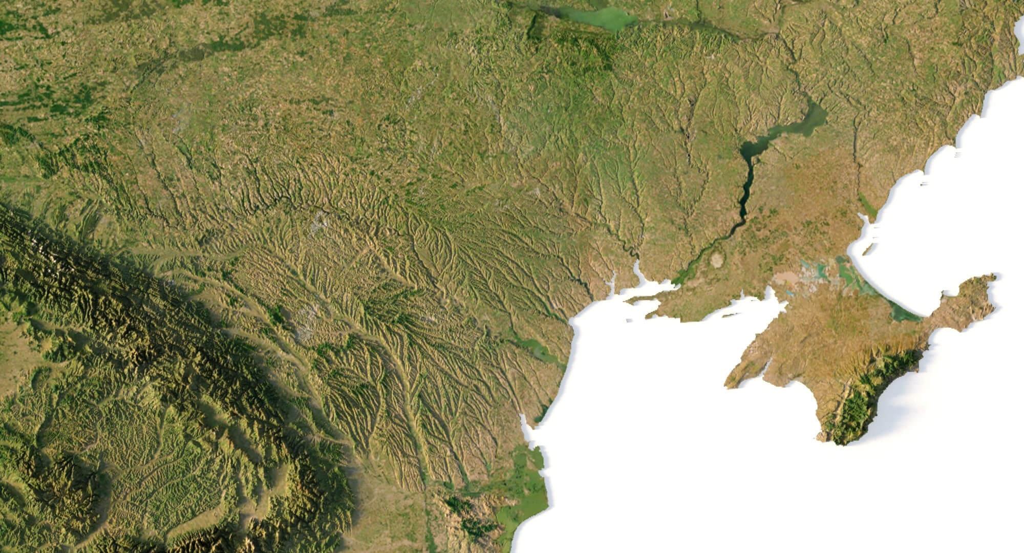 Europe Terrain - 3D Model by Shustrik