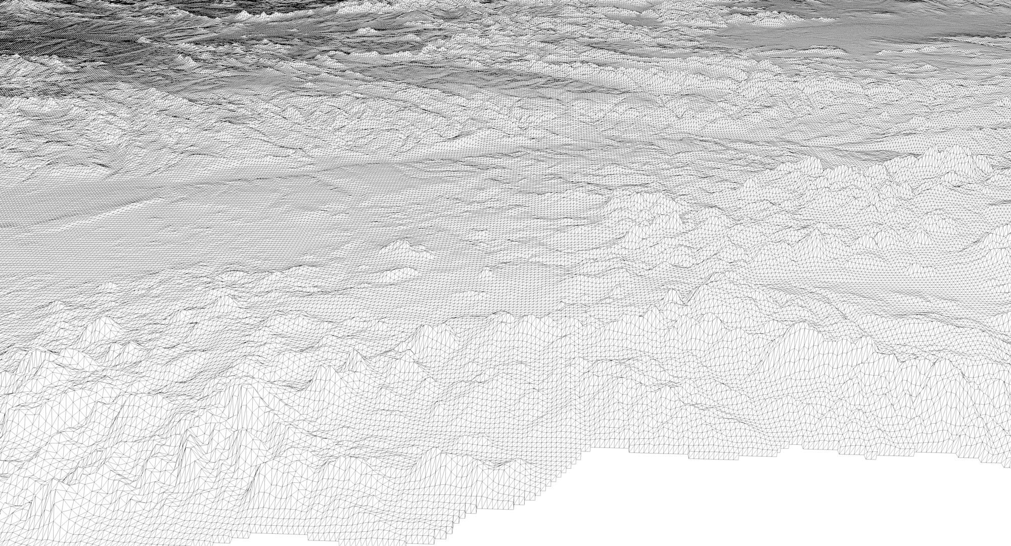 Europe Terrain - 3D Model by Shustrik