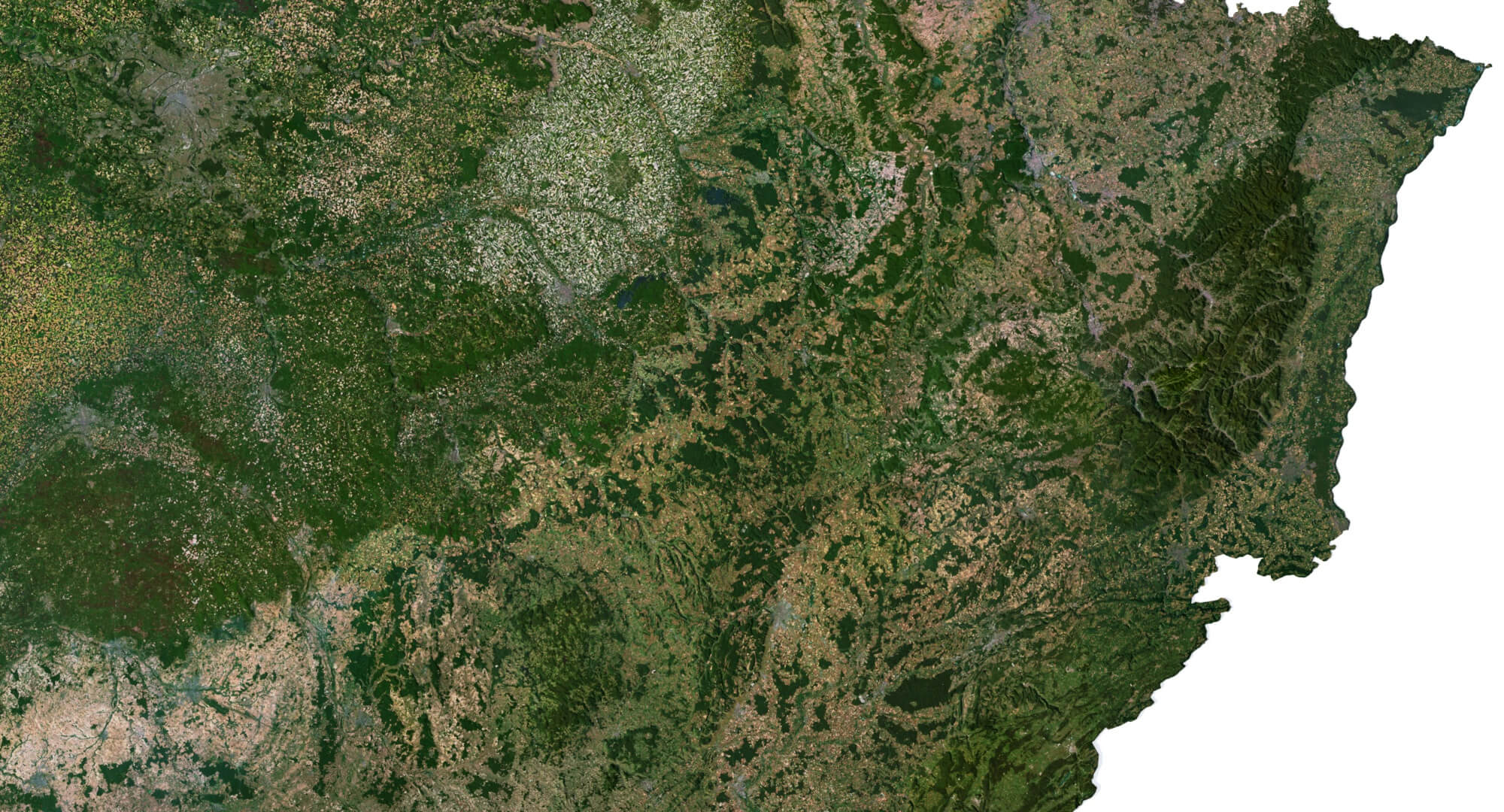 France Terrain 3D Map by Shustrik